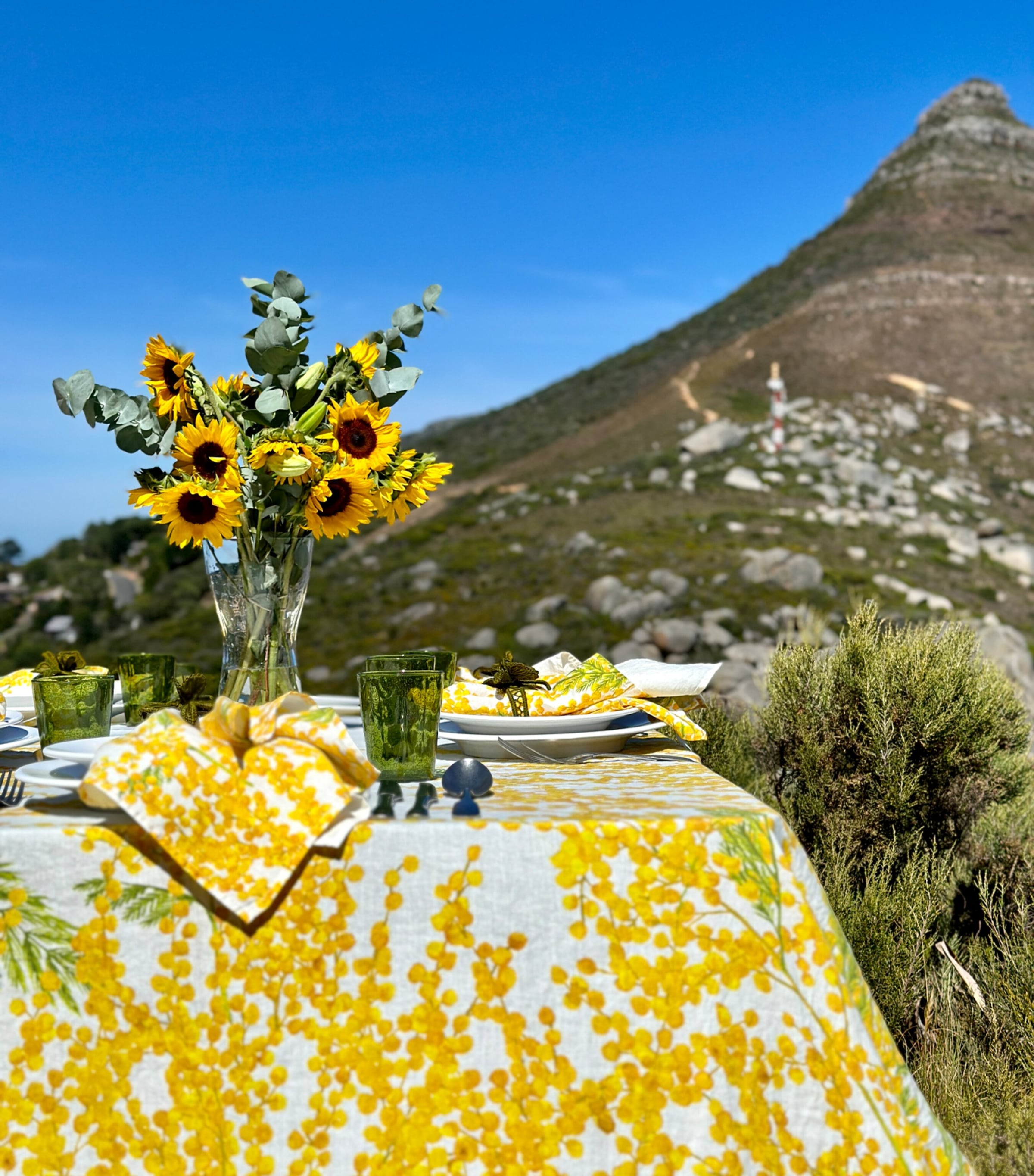 Summerill & Bishop Linen Mimosa Napkin (50cm x 50cm) | Harrods US