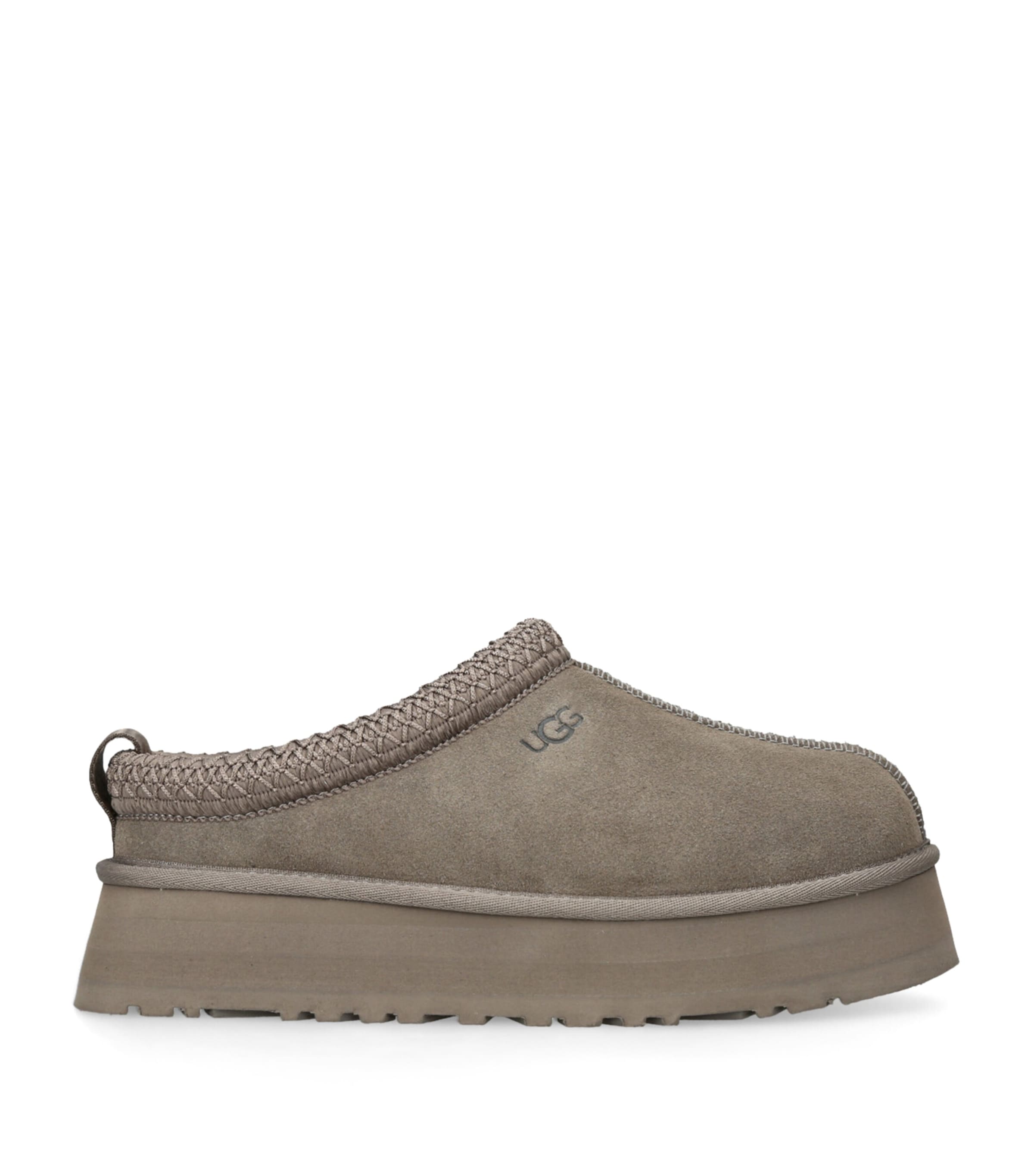 UGG Grey Suede Tazz II Slippers 40 | Harrods JP
