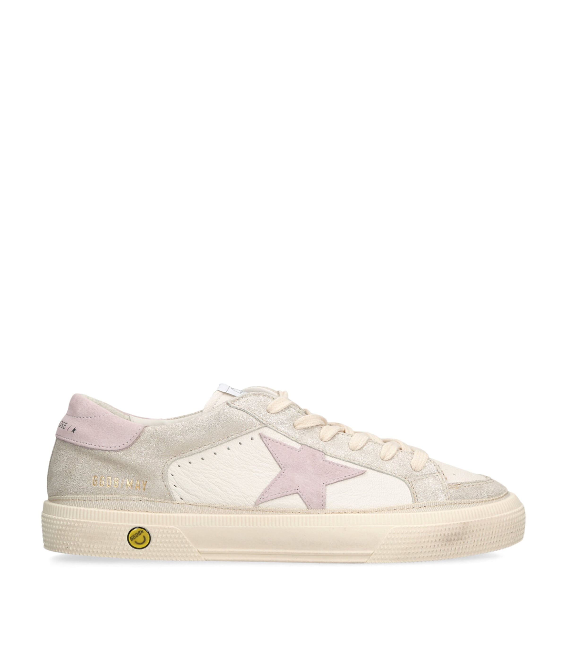 Golden Goose Grey Leather May Sneakers | Harrods UK