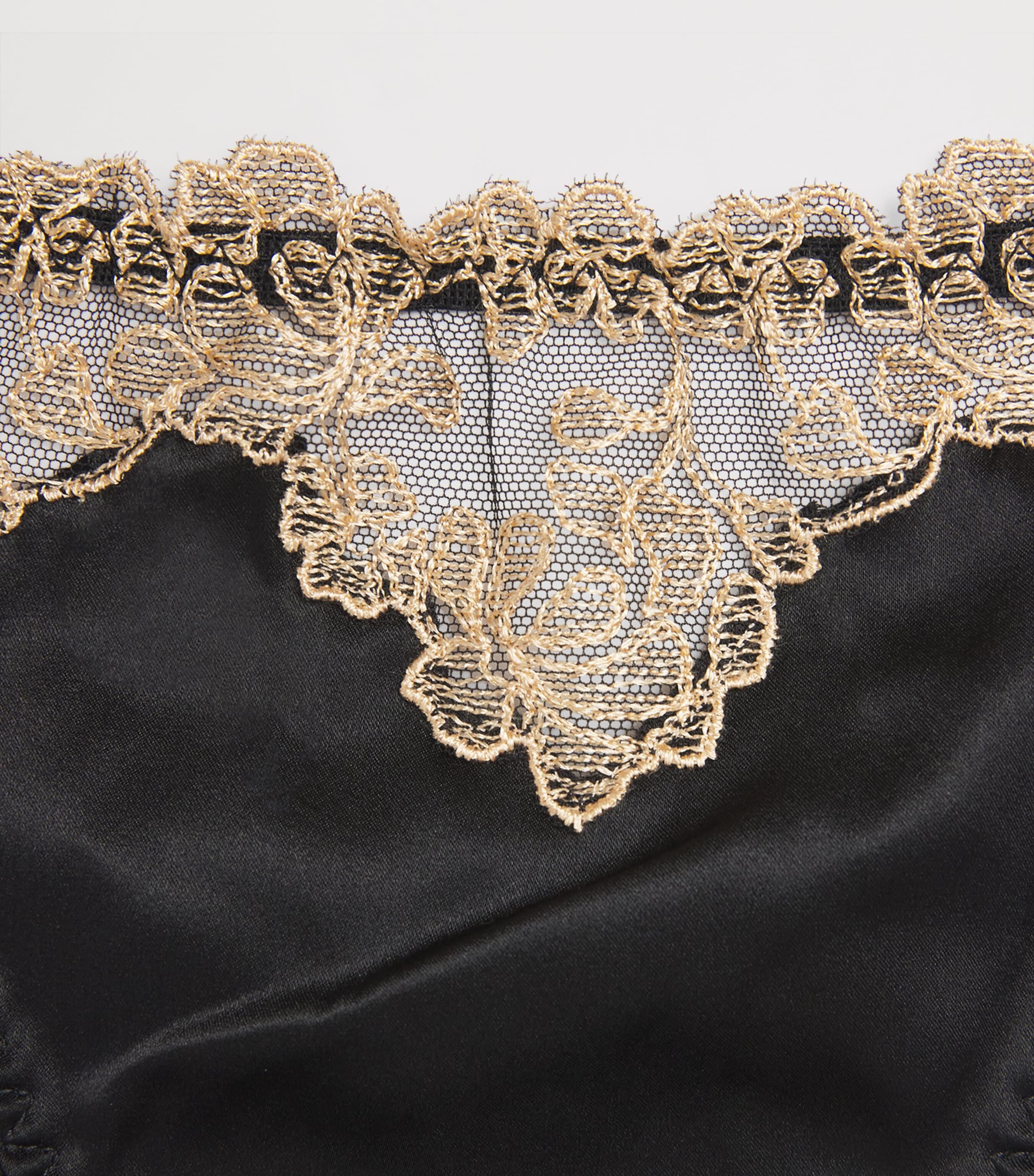 Coco De Mer Black Silk-Blend Reina Open Thong | Harrods DE