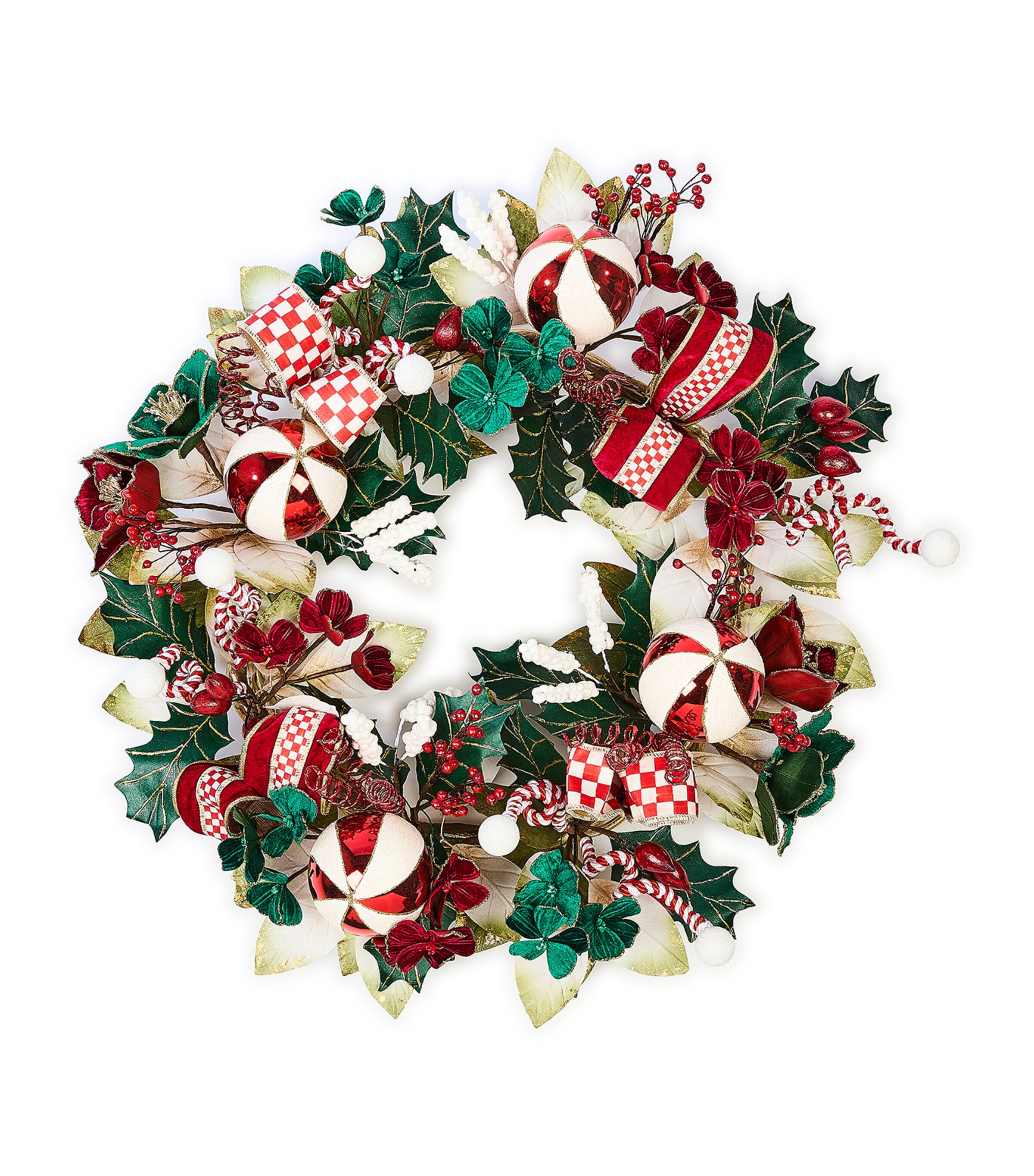 MacKenzie-Childs Holly Wreath (66cm) | Harrods AT