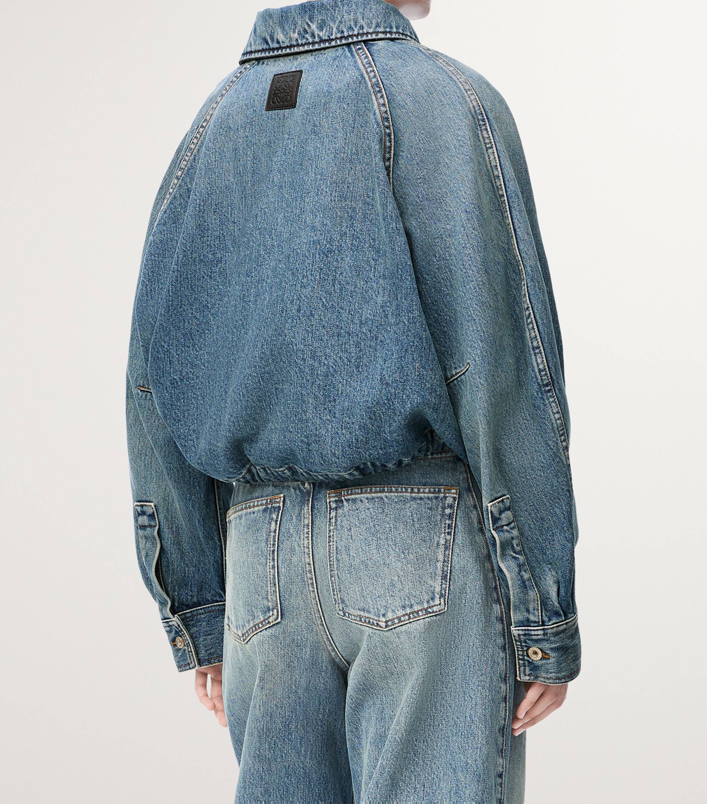 LOEWE Blue Balloon Denim Jacket | Harrods US