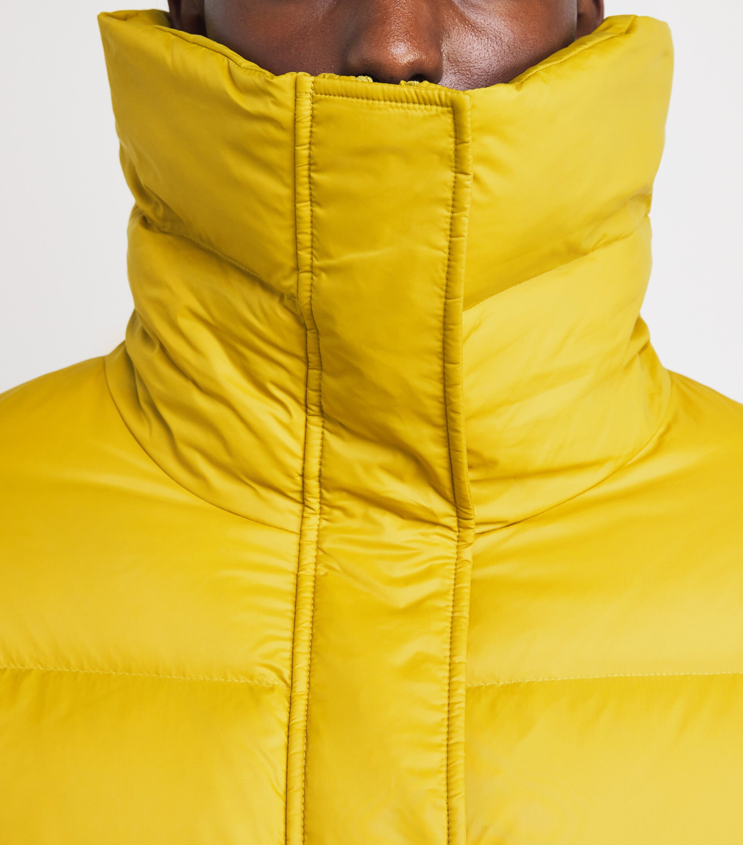 Yves Salomon Yellow Down-Fur Technical Puffer Jacket (60cm) | Harrods CA