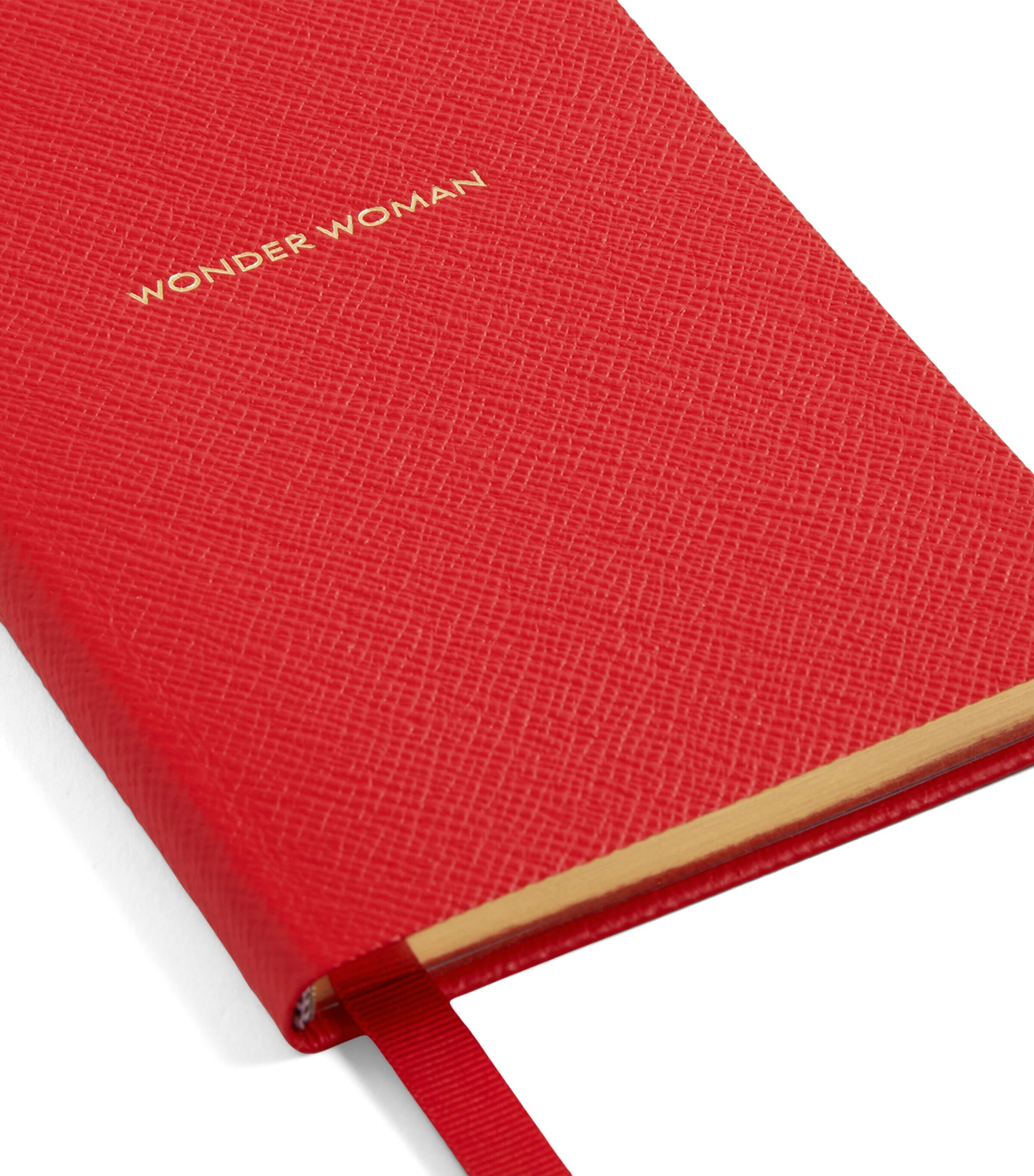 Smythson Panama Leather Chelsea Wonder Woman Notebook | Harrods UK