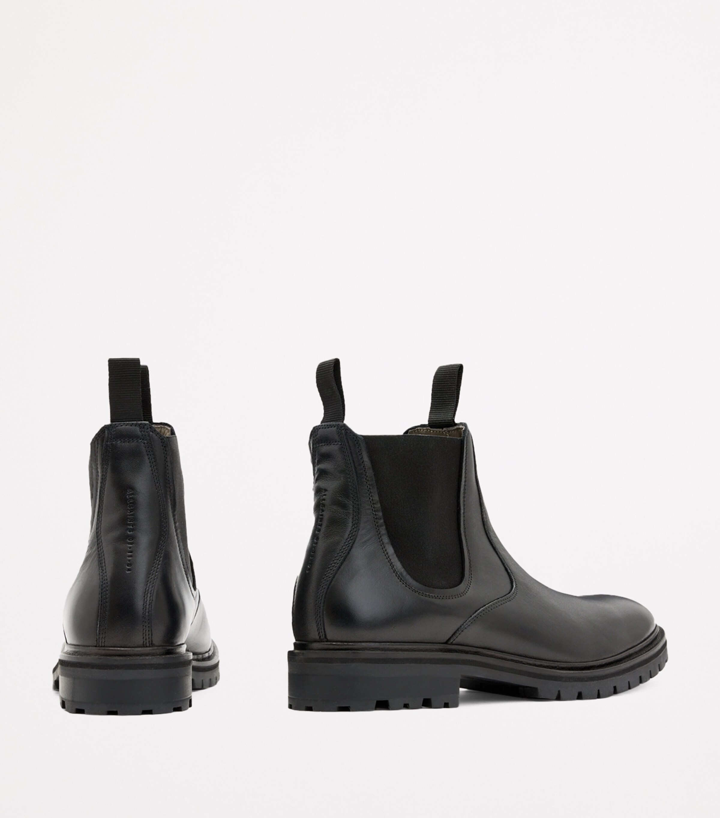 AllSaints Leather Toby Chelsea Boots | Harrods UK