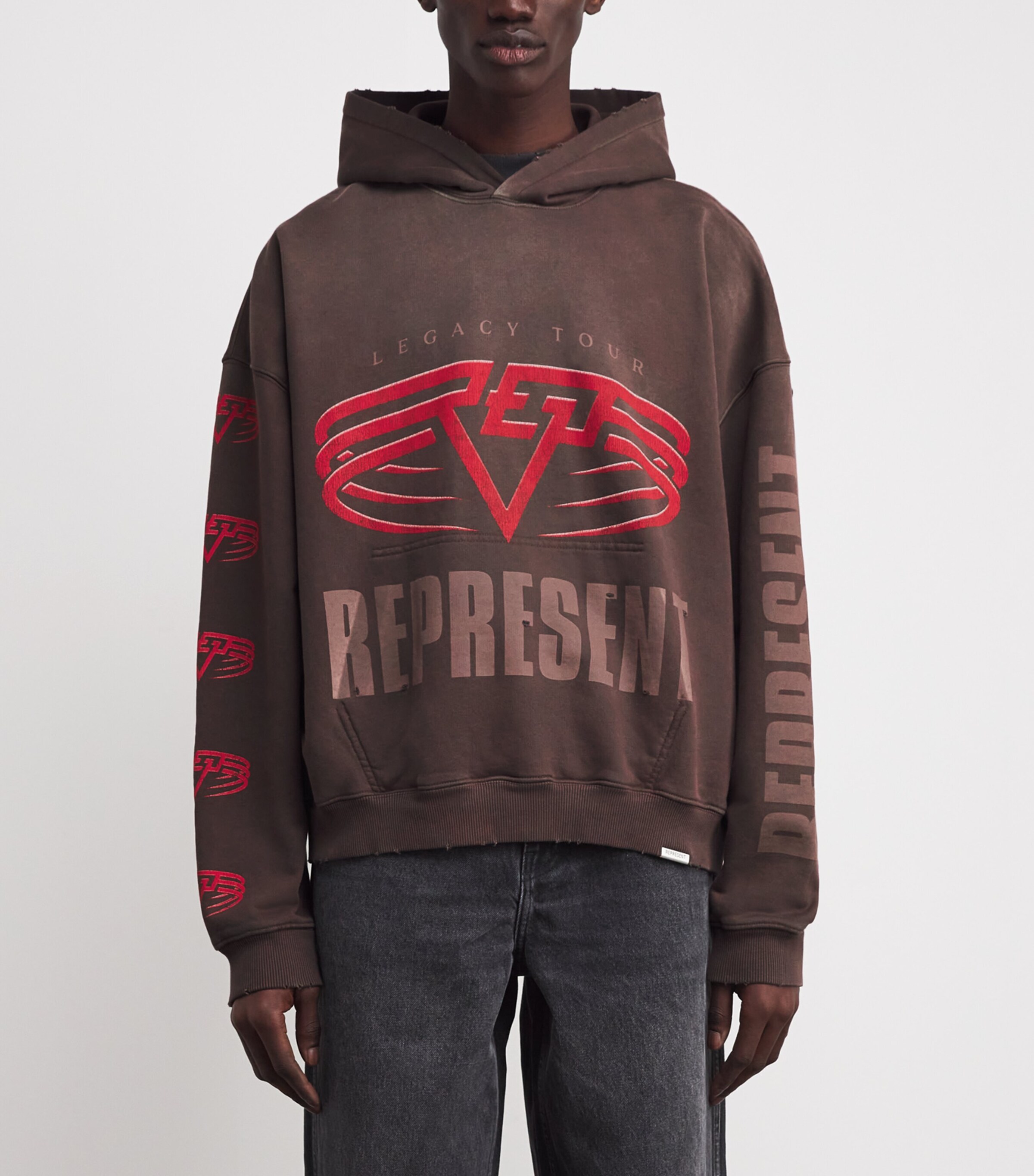 Represent Black Reversible Living Legacy Hoodie | Harrods UK