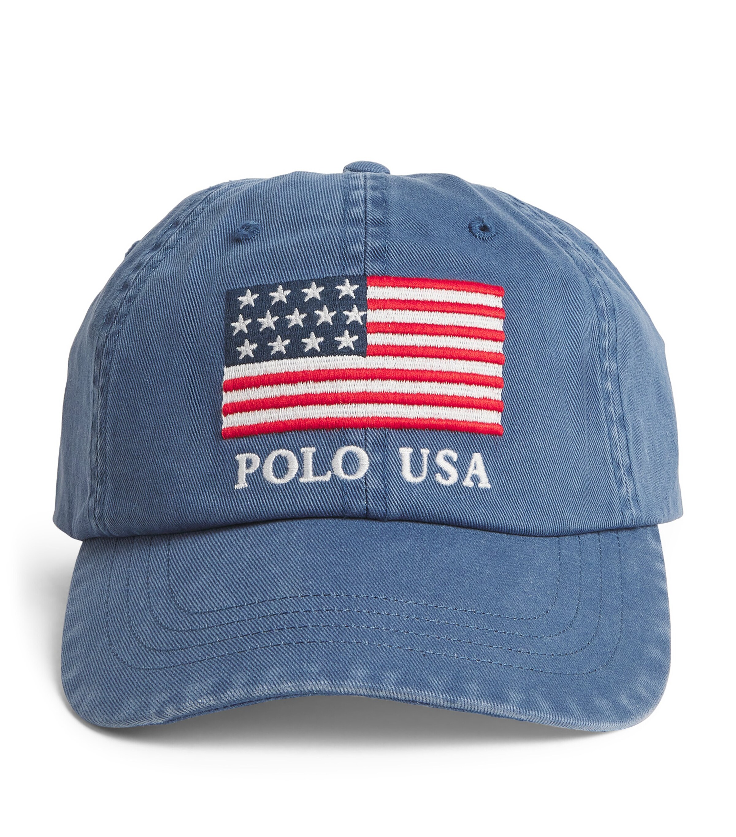 Polo Ralph Lauren Flag-Appliqué Baseball Cap | Harrods US