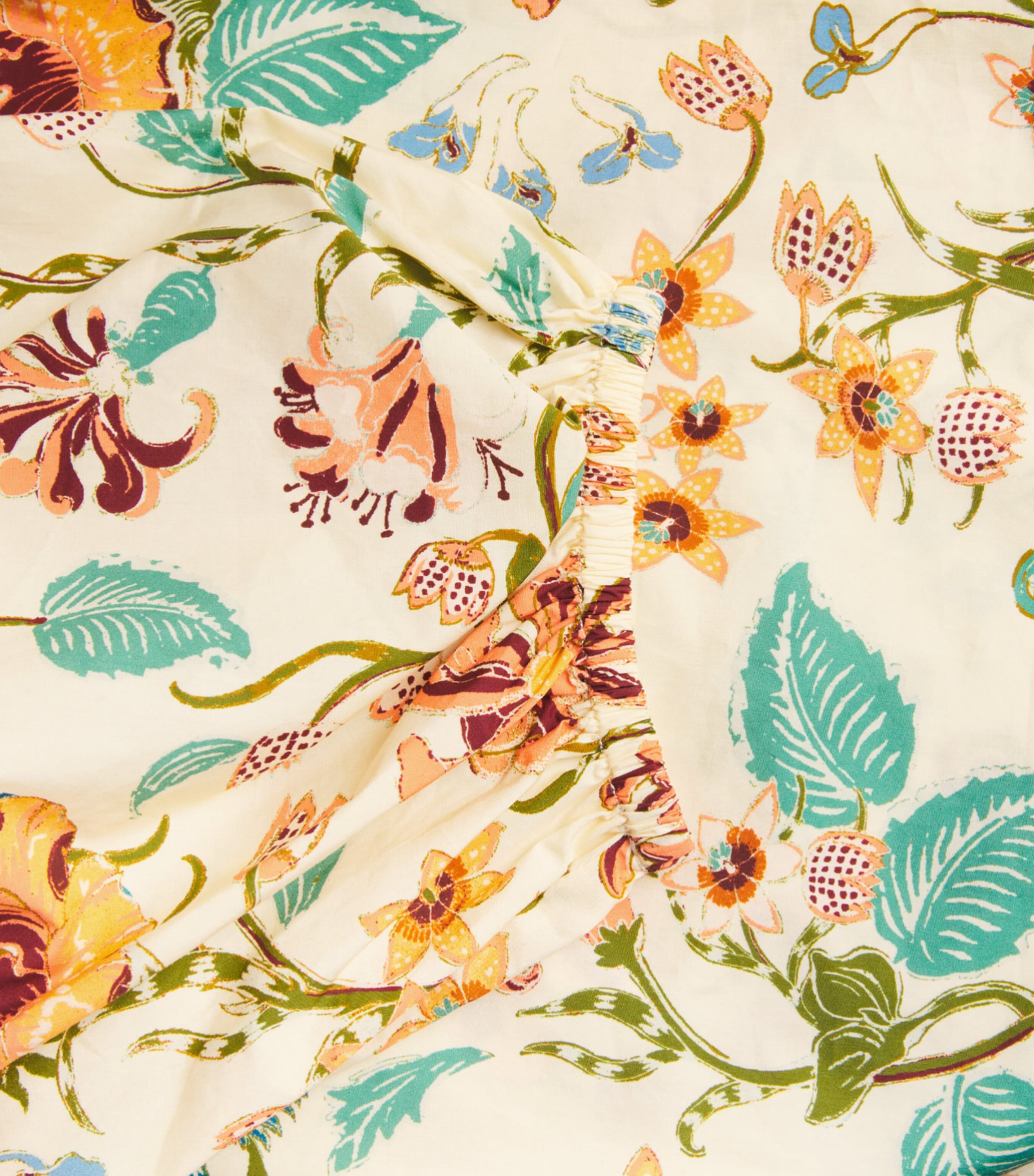 Ulla Johnson Multi Cotton Florielle Floral Blouse | Harrods UK