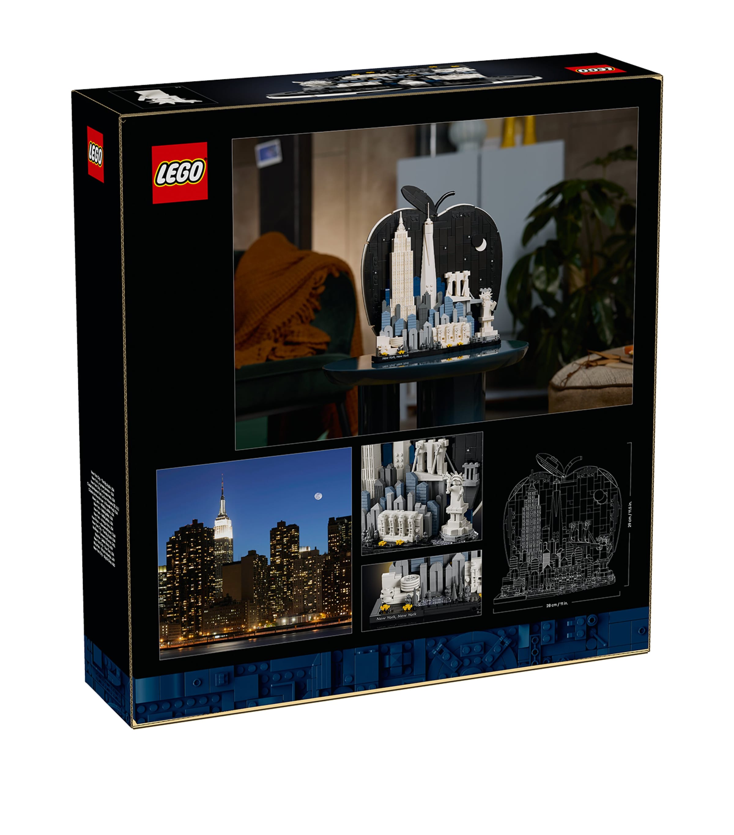 Lego Architecture New York City The Big Apple 21066 | Harrods BE