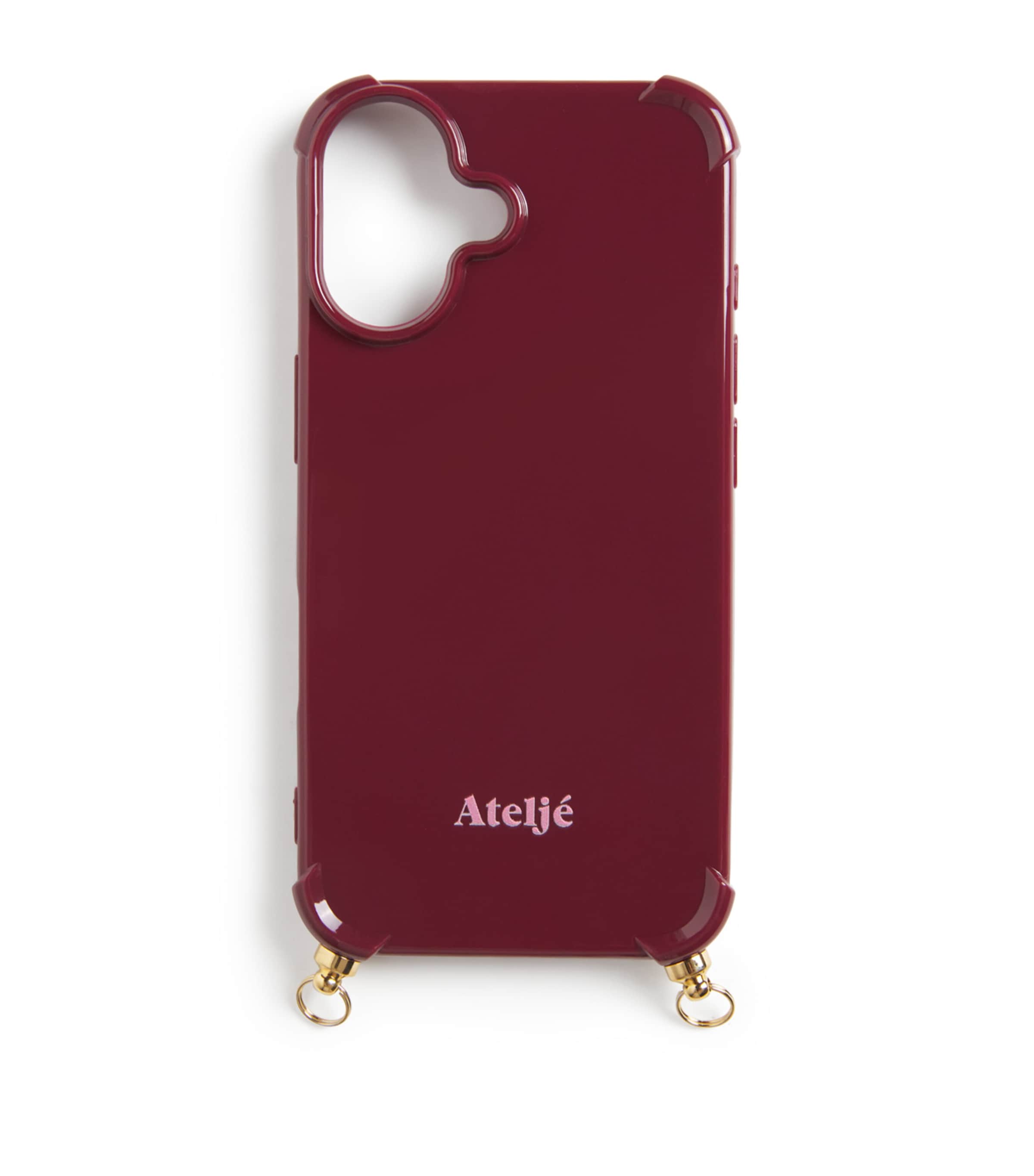 ATELJE Burgundy Recycled Bold Burgundy iPhone 16 Case | Harrods AU