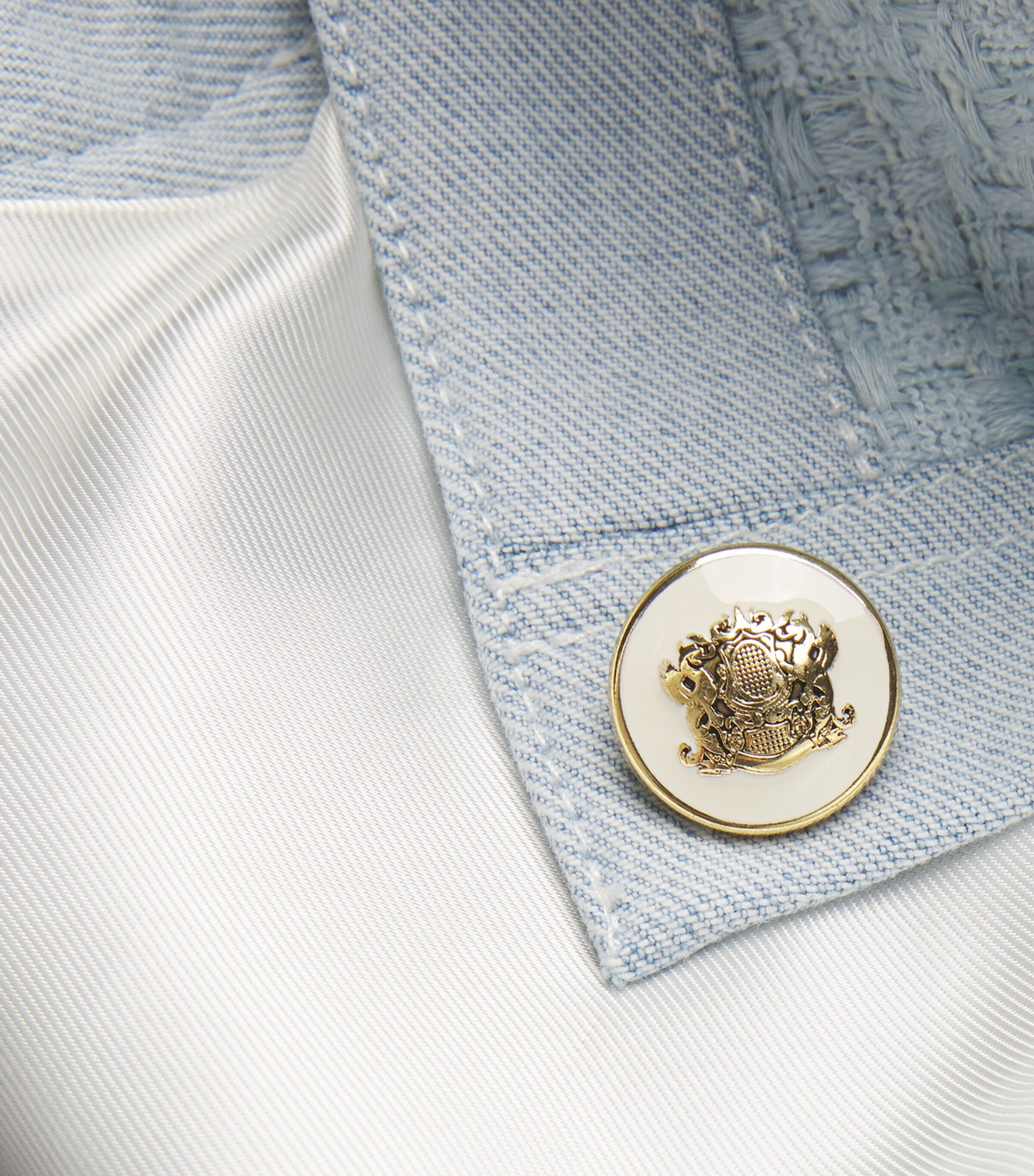 Sandro Paris Blue Button-Detail Waistcoat | Harrods US