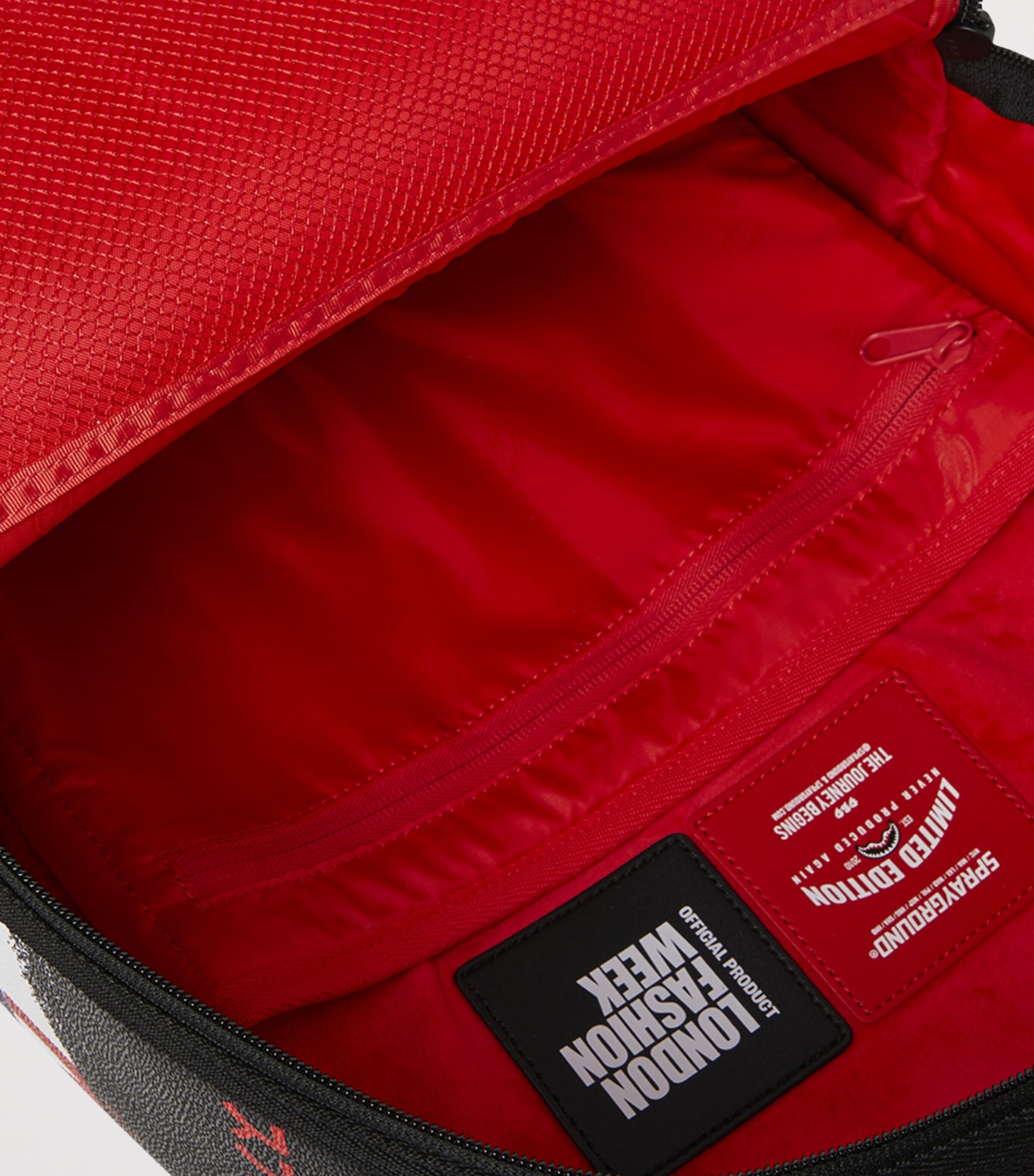 Sprayground Red Sprayground x London Fashion Week Runway Ready Backpack ...
