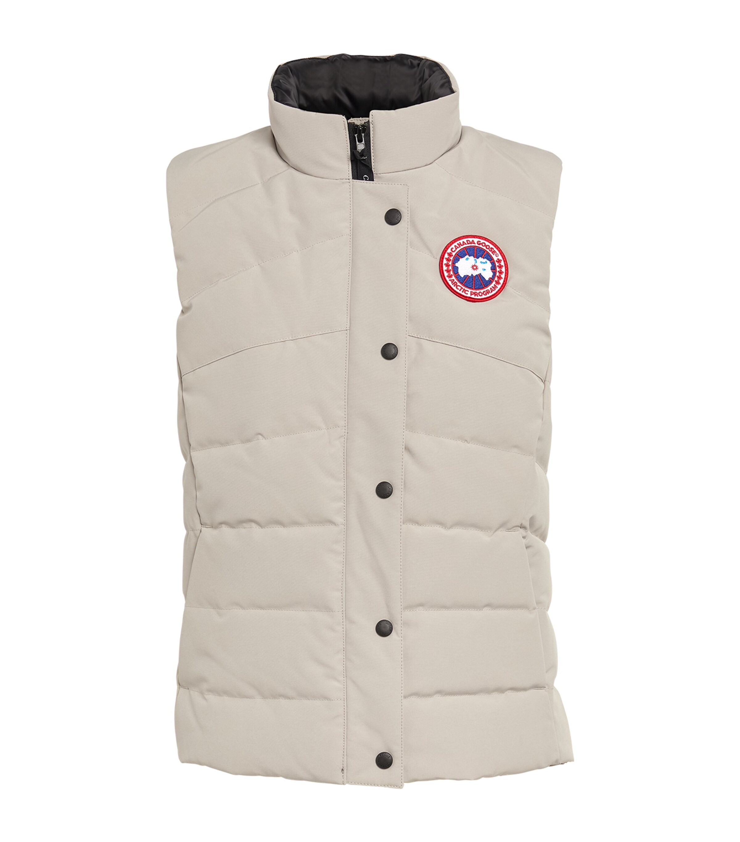 Canada Goose Beige Down-Filled Quilted Freestyle Gilet | Harrods UK