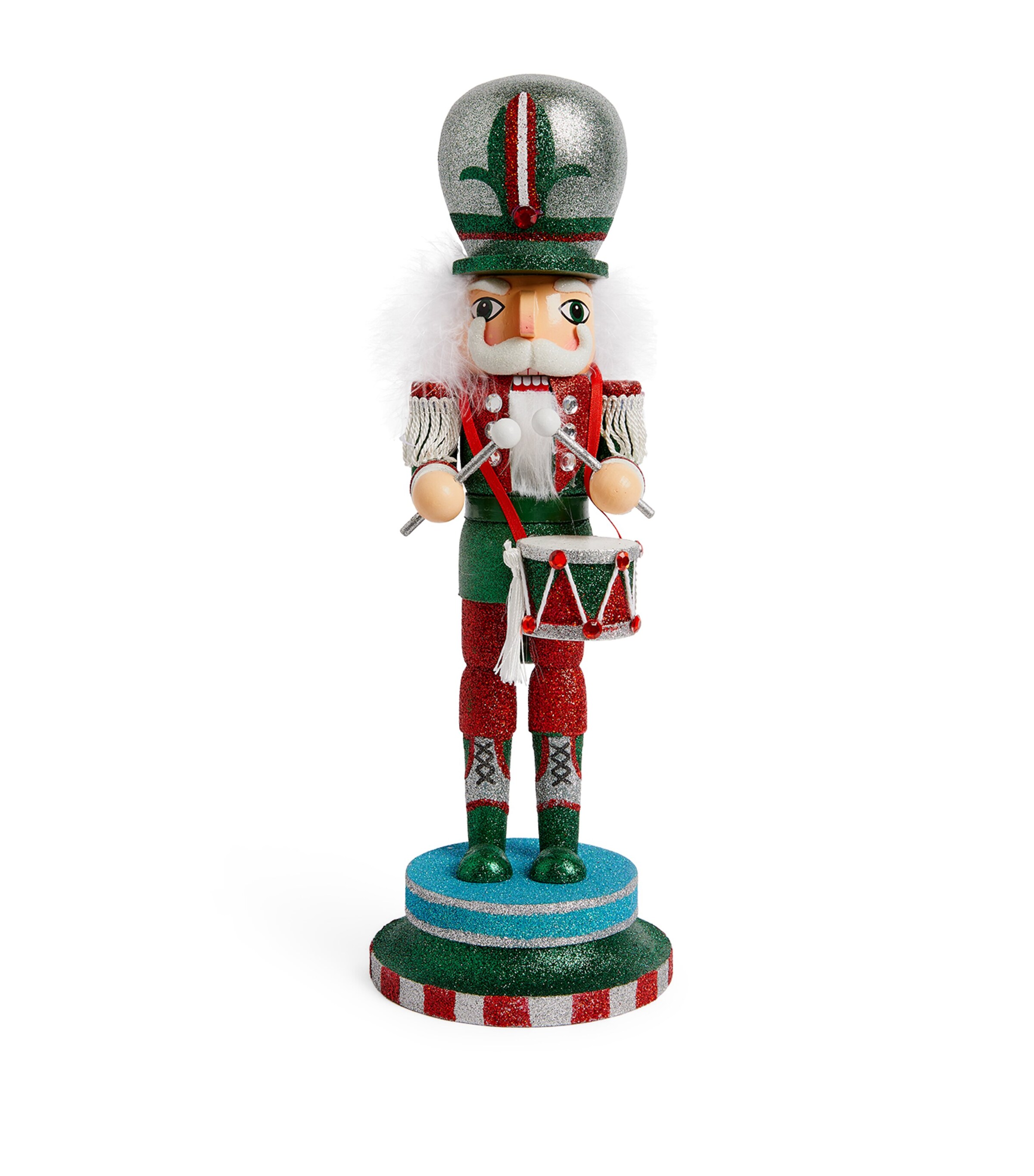 Kurt.S.Adler Wooden Drum Nutcracker | Harrods US