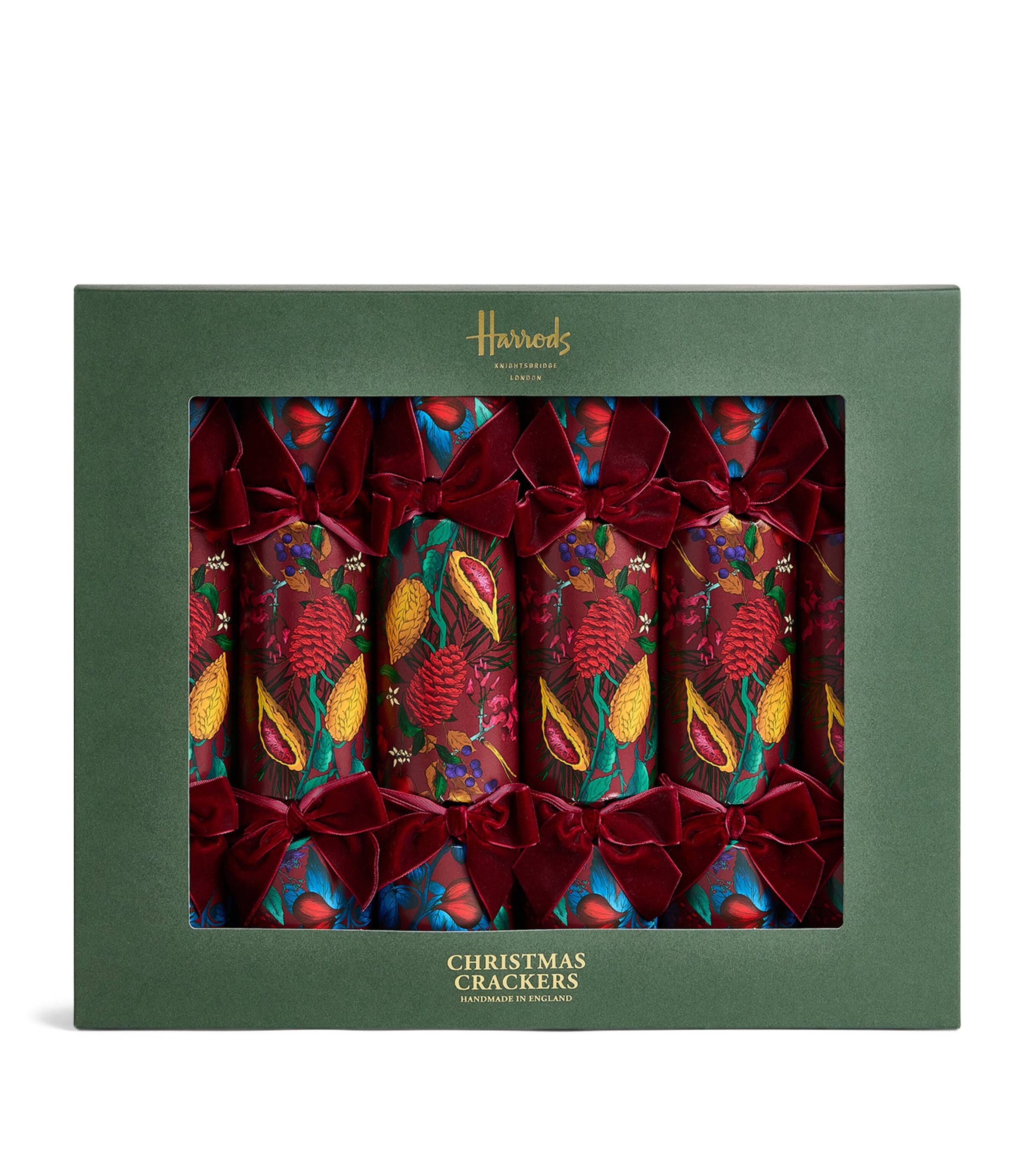 Harrods Berries Christmas Crackers (Set of 6) | Harrods UK