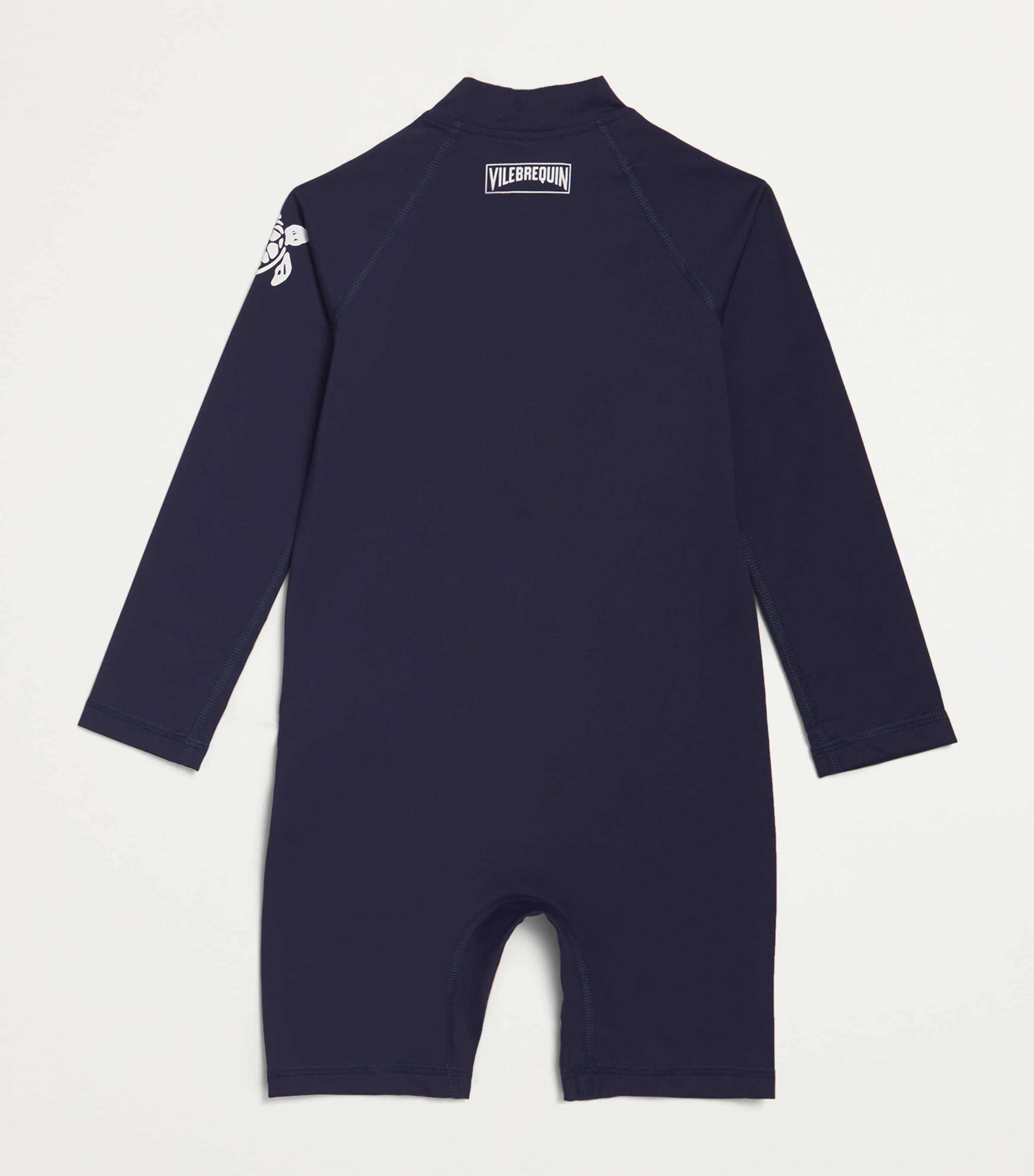 Vilebrequin Kids Blue Turtle Print Rash Guard Swimsuit (2-8 Years ...