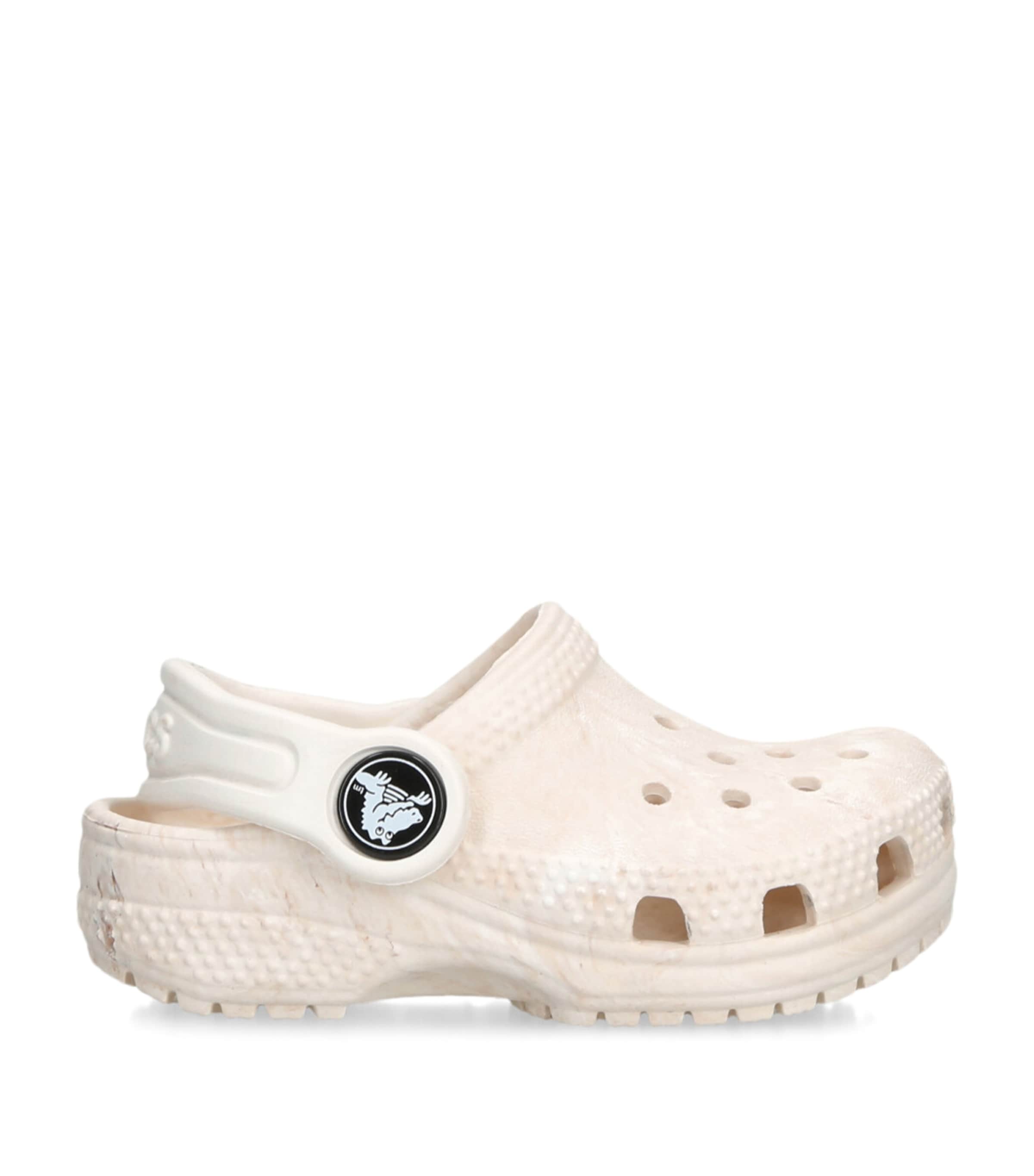 CROCS KIDS Beige Marbled Classic Clogs | Harrods US