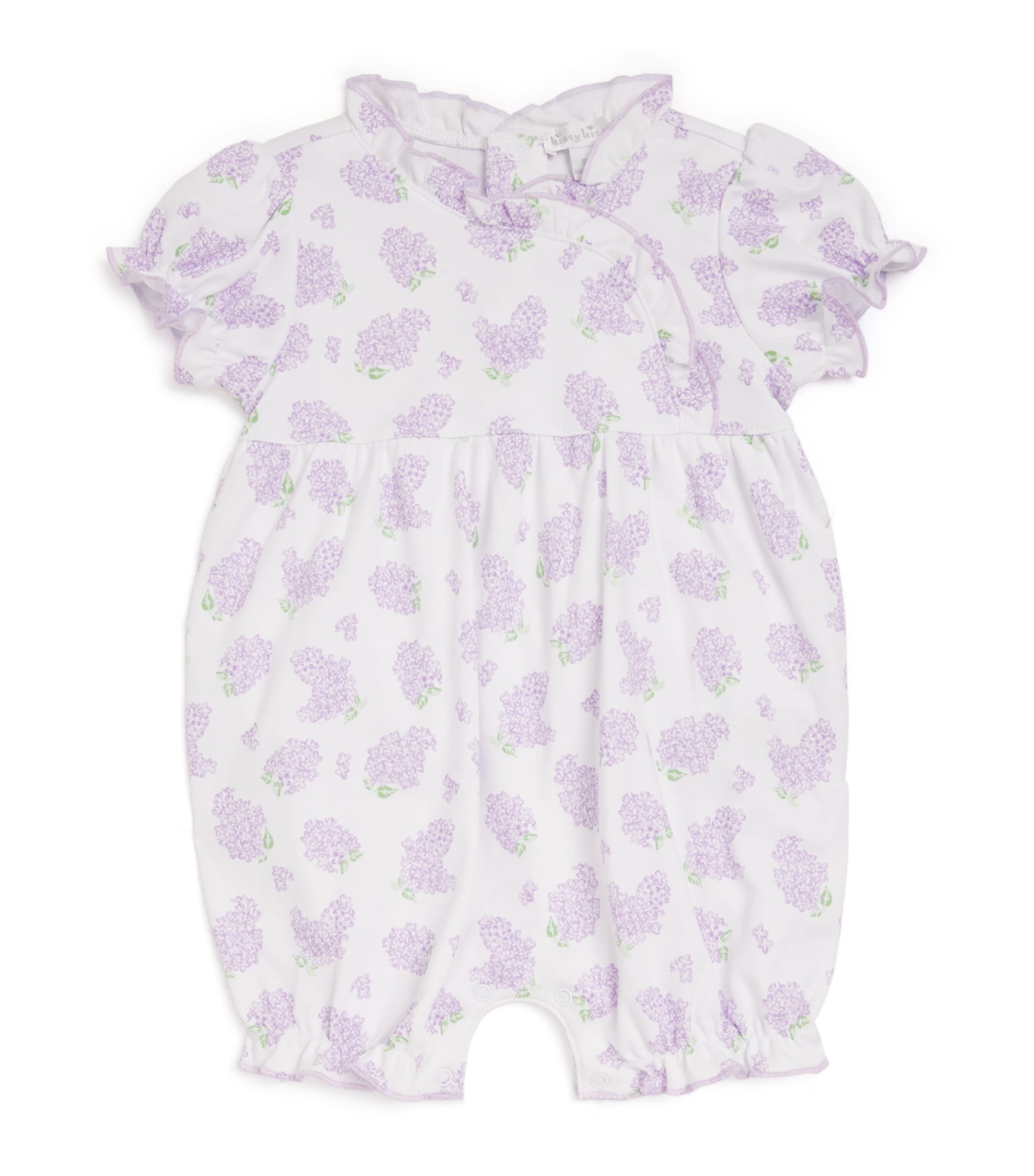 Kissy Kissy Purple Pima Cotton Lilac Love Playsuit (9 Months) | Harrods AU