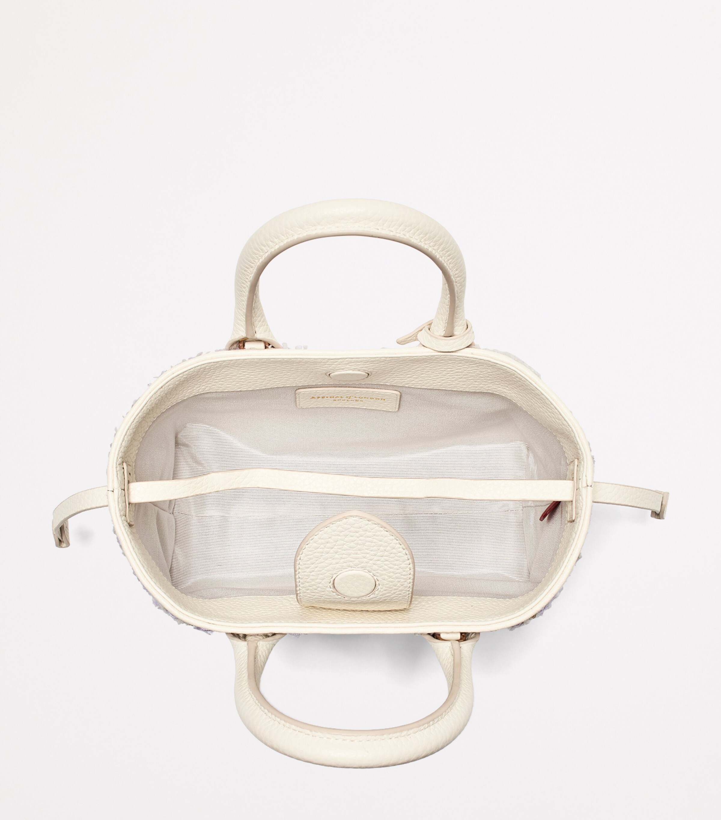 Aspinal Of London Purple Tweed Paris Top-Handle Bag | Harrods US