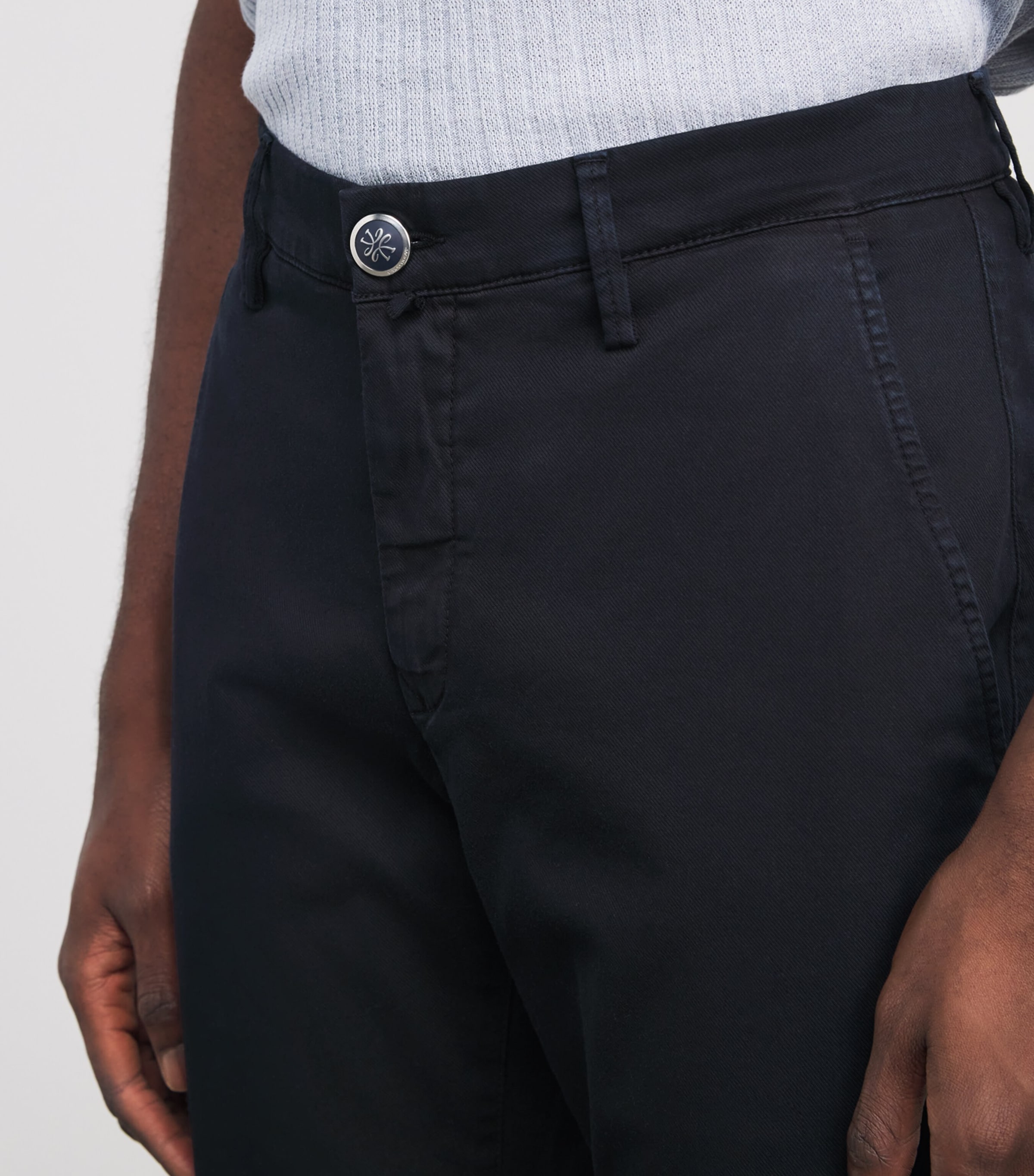 JACOB COHËN Navy Bobby Slim Chinos | Harrods AU
