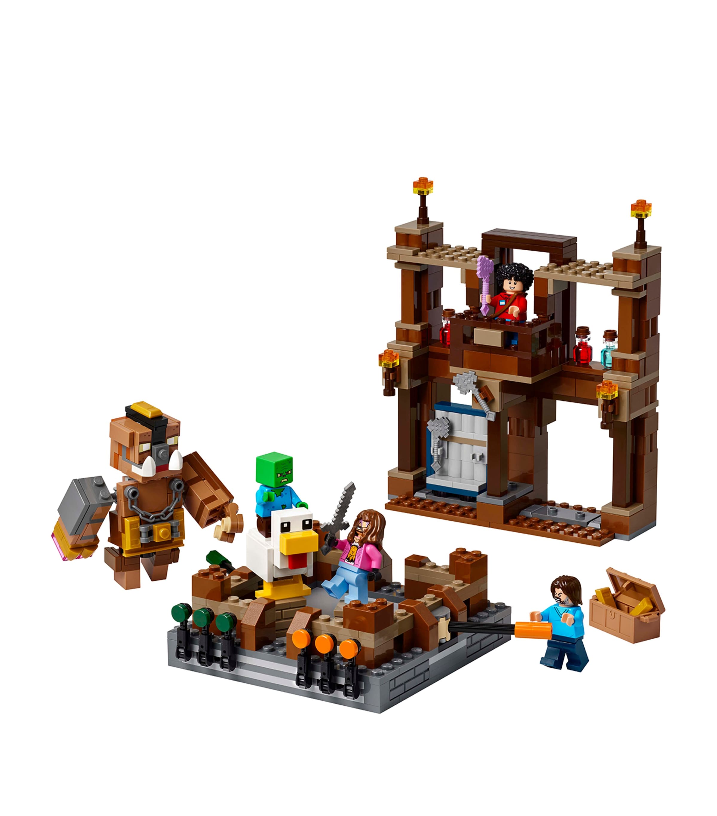 Lego Minecraft Woodland Mansion Fighting Ring 21272 | Harrods CA