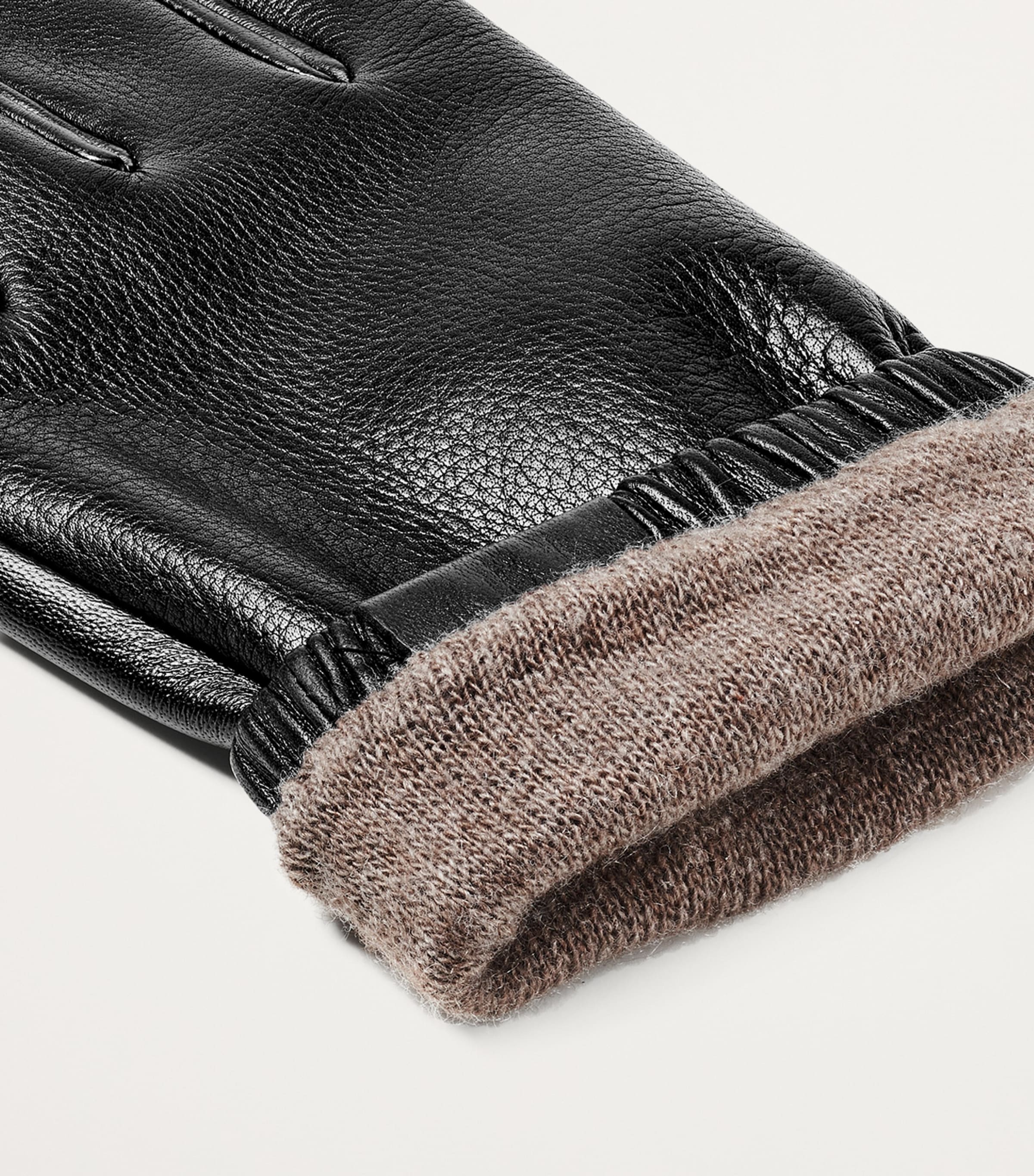 Aspinal Of London Black Men's Nappa Leather Gloves (Small) | Harrods US