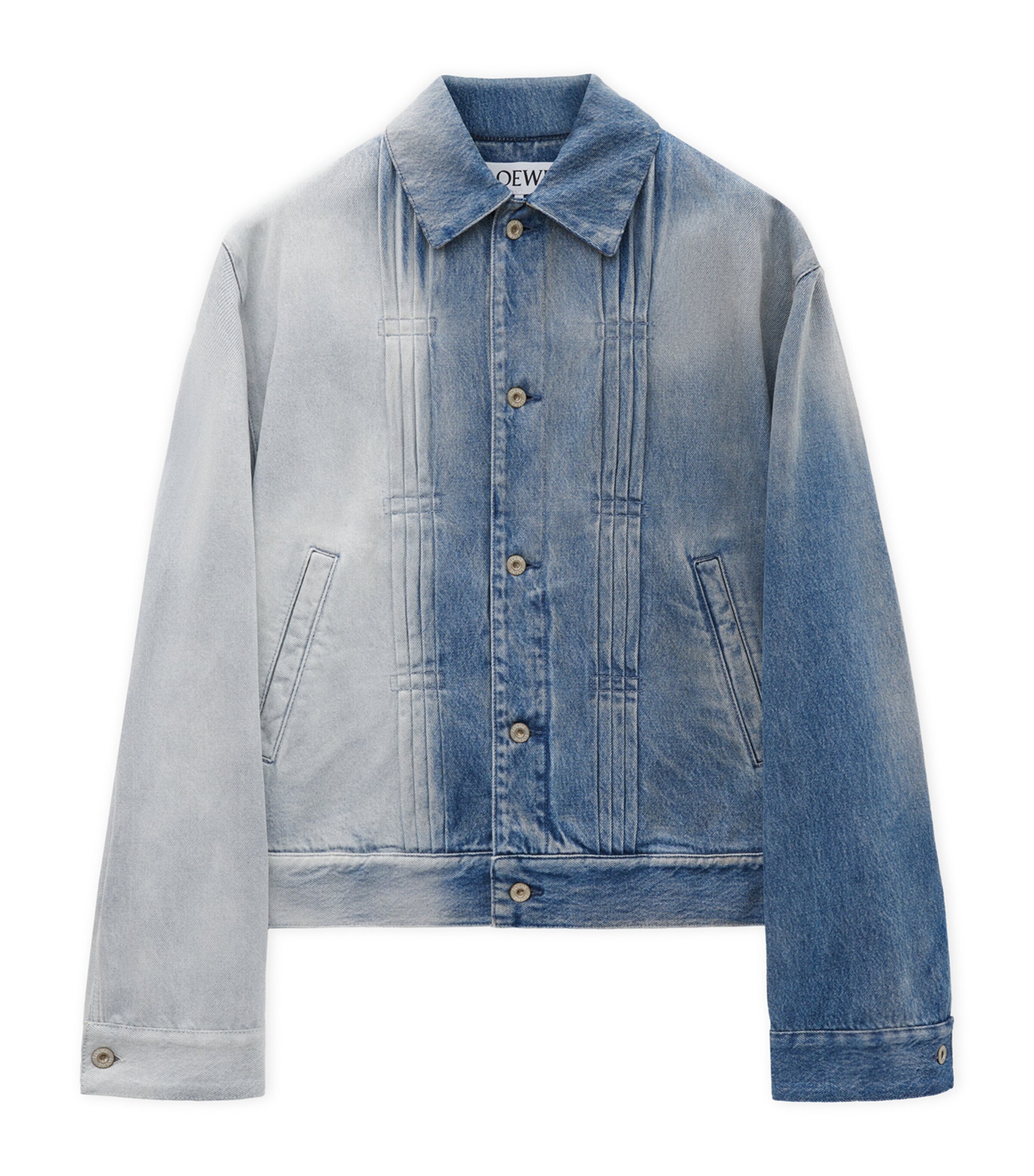 LOEWE Acid-Wash Denim Jacket | Harrods UK