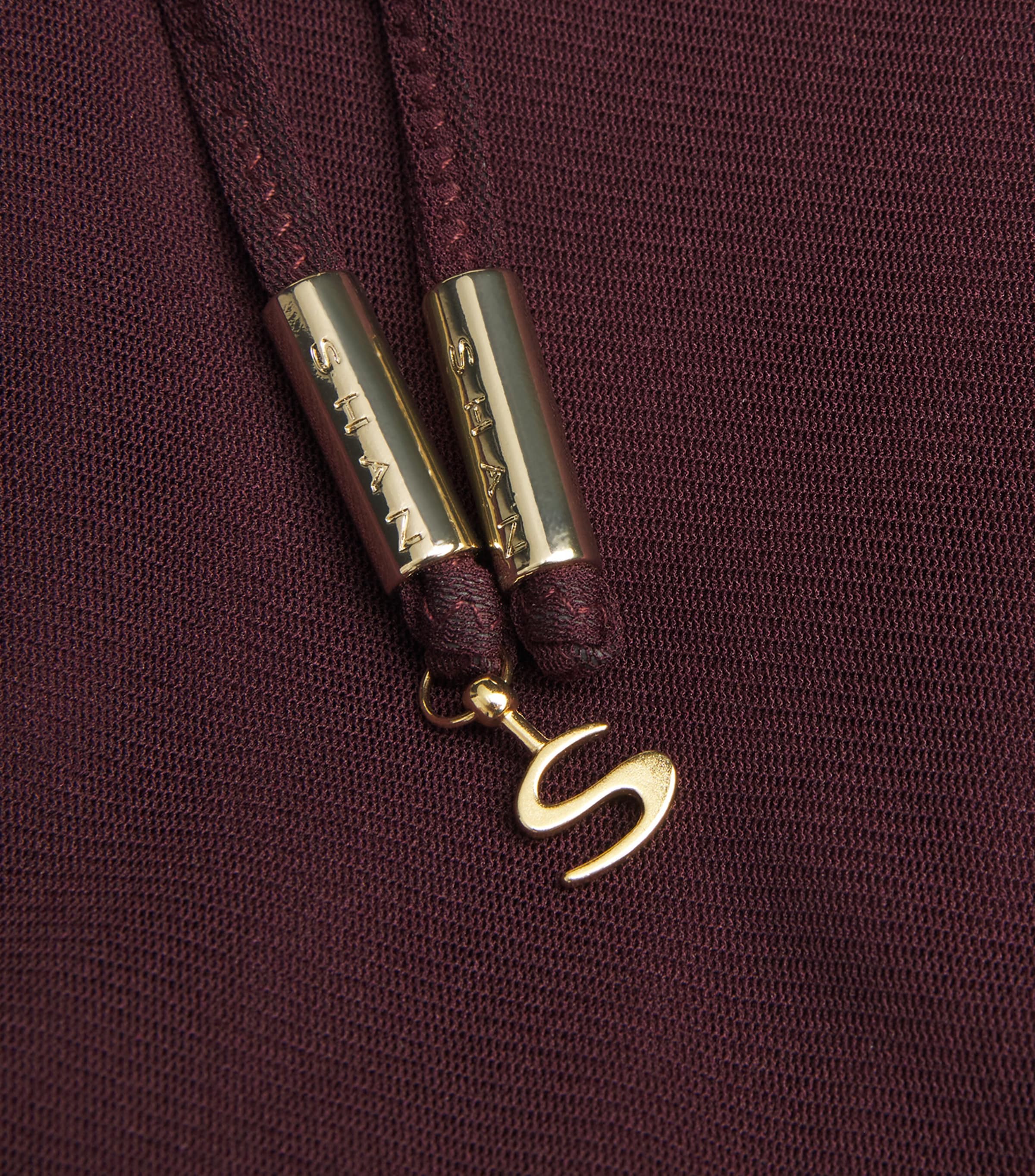 Shan Burgundy Mesh Maxi Skirt | Harrods CA