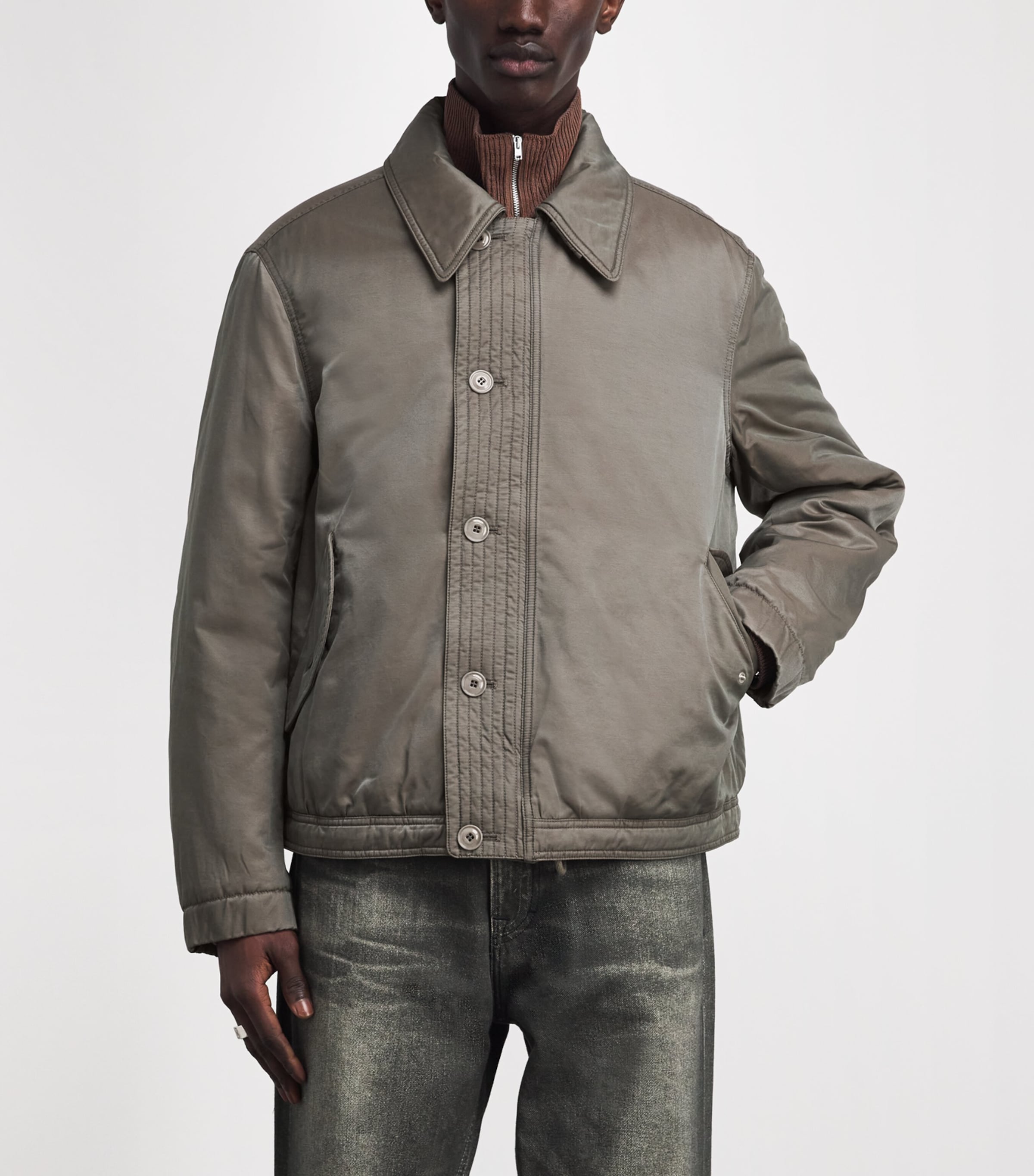 Our Legacy Green Cotton-Blend Auto Jacket | Harrods IN