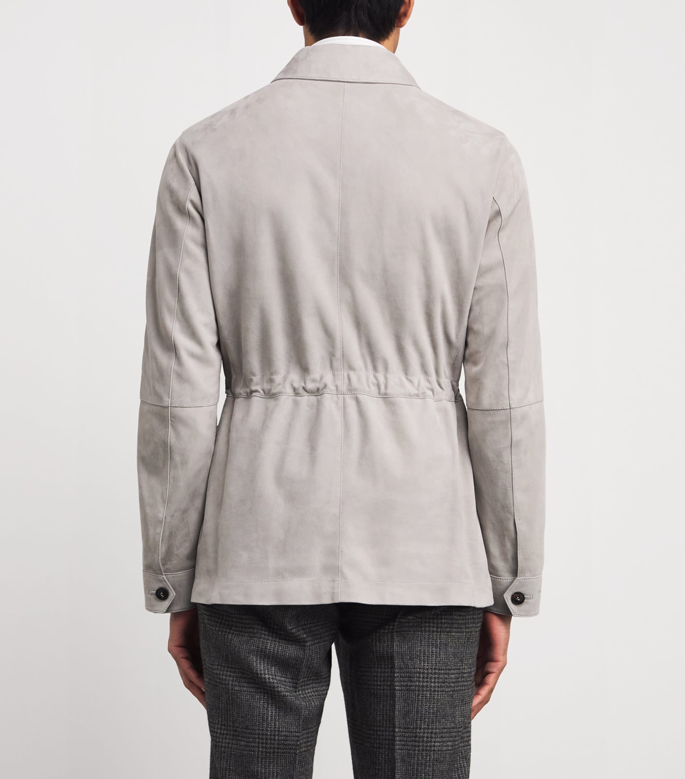 Pal Zileri Grey Suede Field Jacket | Harrods CA