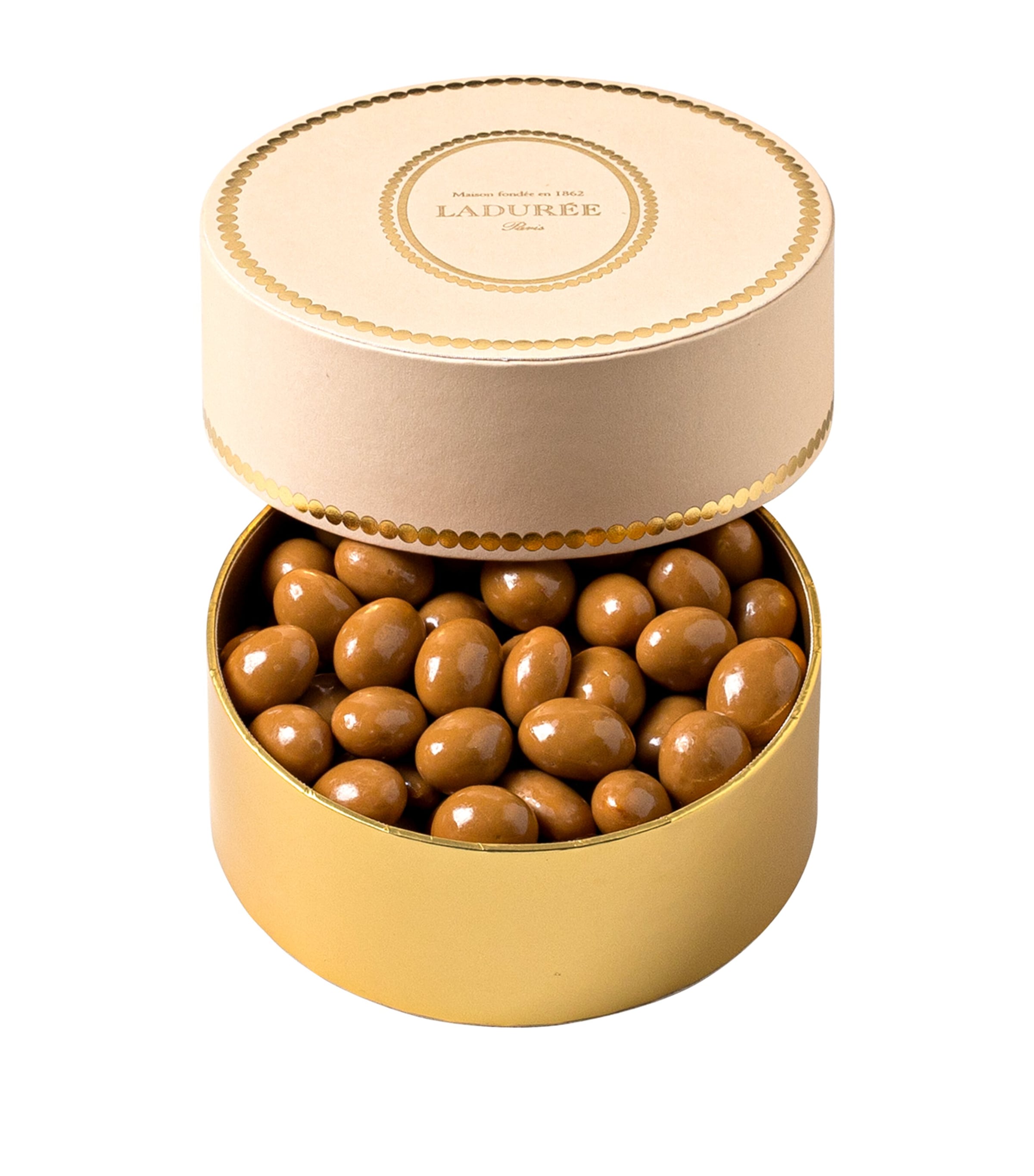 Ladurée Pearls Box Peanut Caramel (130g) | Harrods UK