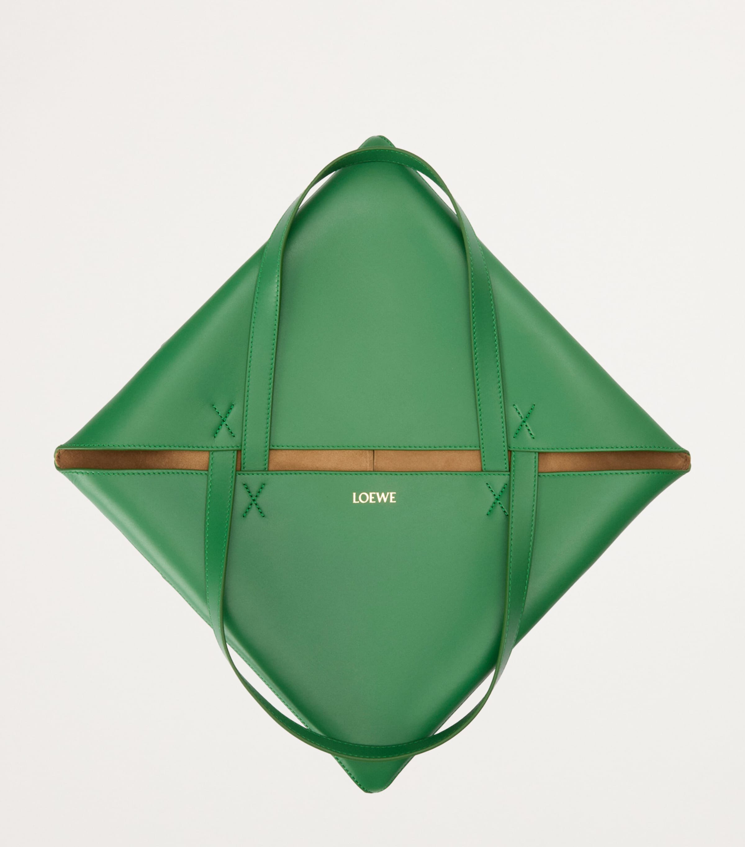 LOEWE Green Extra Large Leather Puzzle Fold Tote Bag | Harrods UK