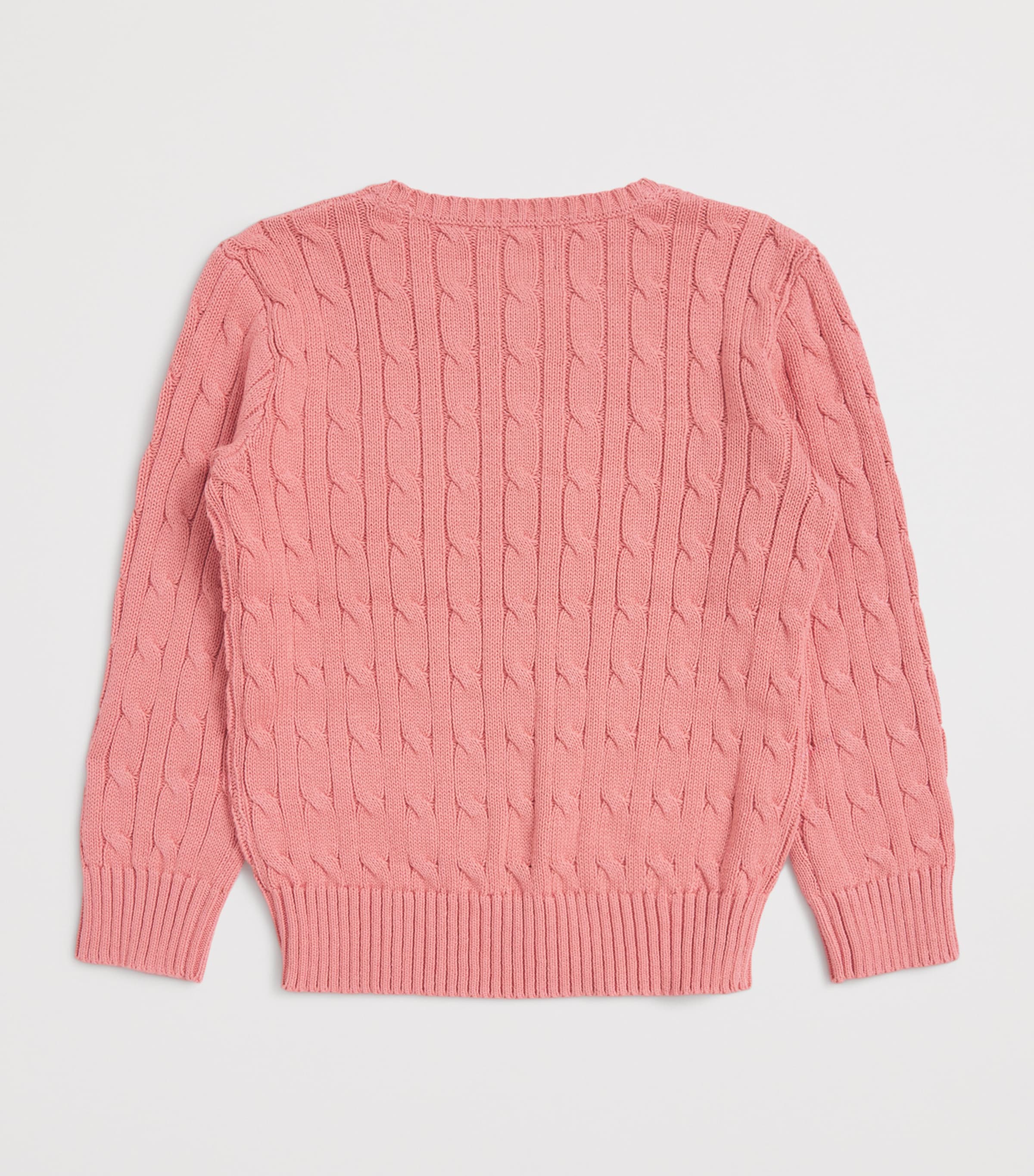 Ralph Lauren Kids Red Cotton Cable-Knit Sweater (6-14 Years) | Harrods NL