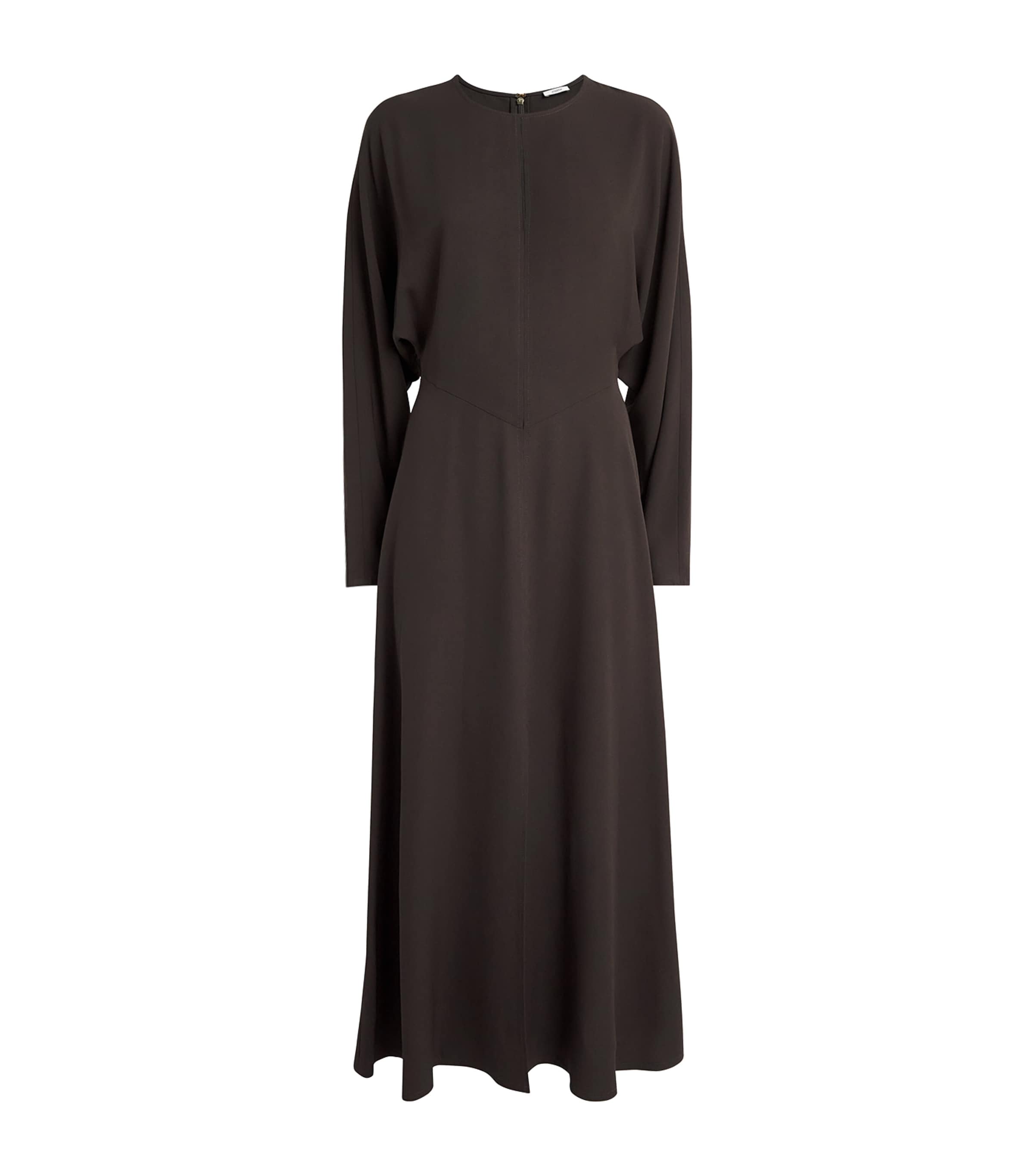 Joseph Brown Crepe Hills Midi Dress | Harrods CA