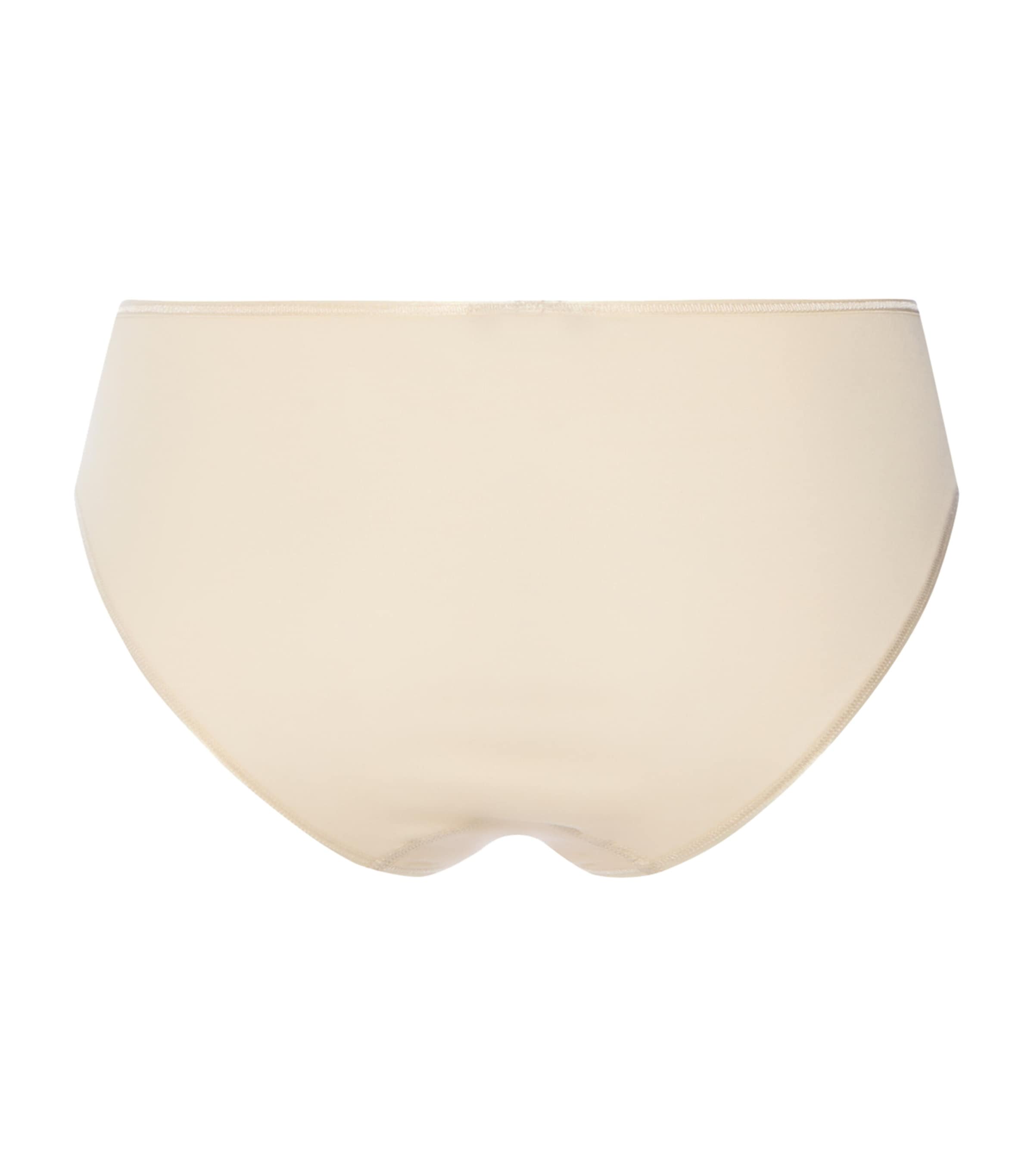 Hanro Beige Cotton Seamless Midi Briefs | Harrods UK