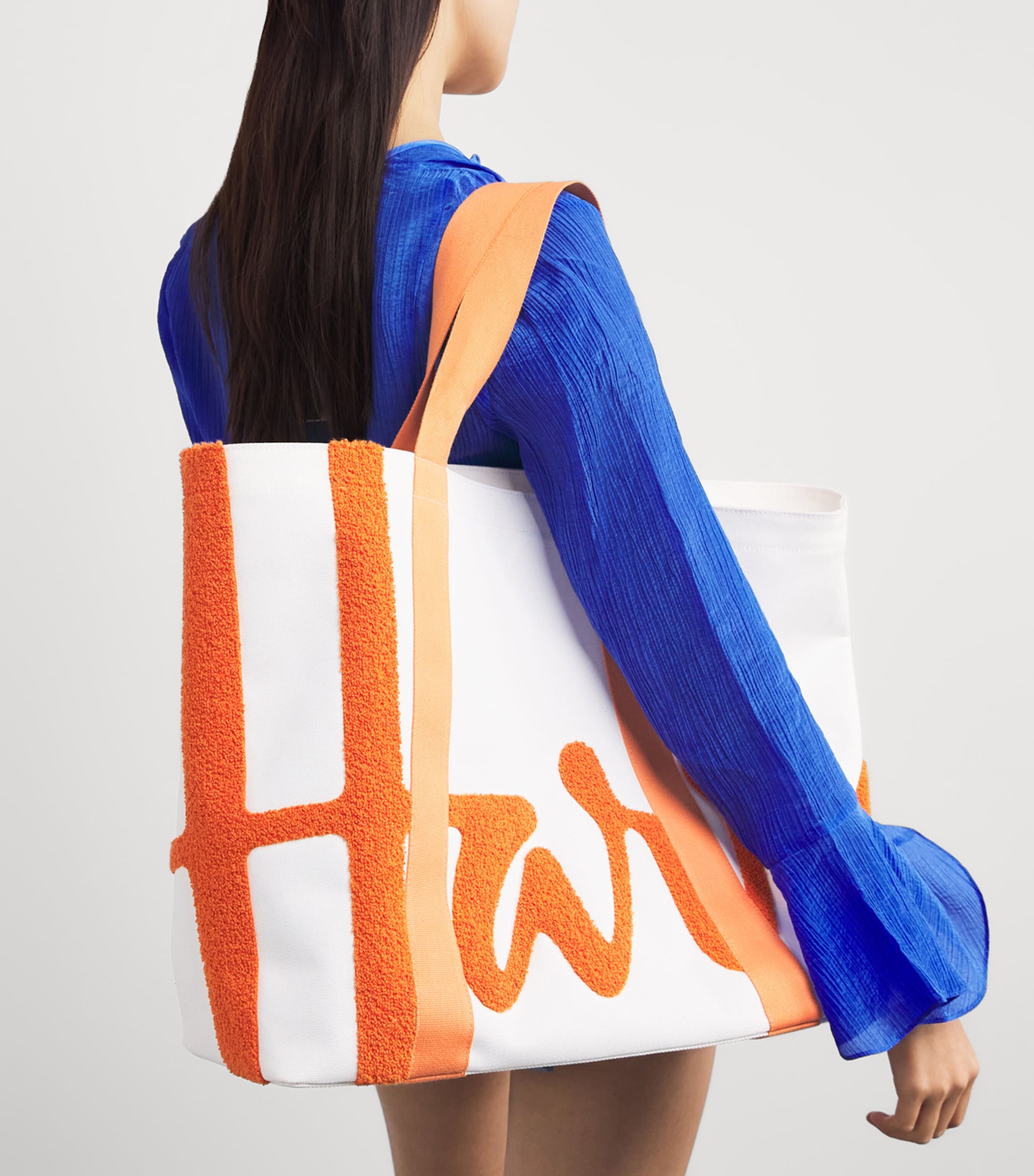 Harrods Ivory Large Cotton Logo Tote Bag | Harrods CH