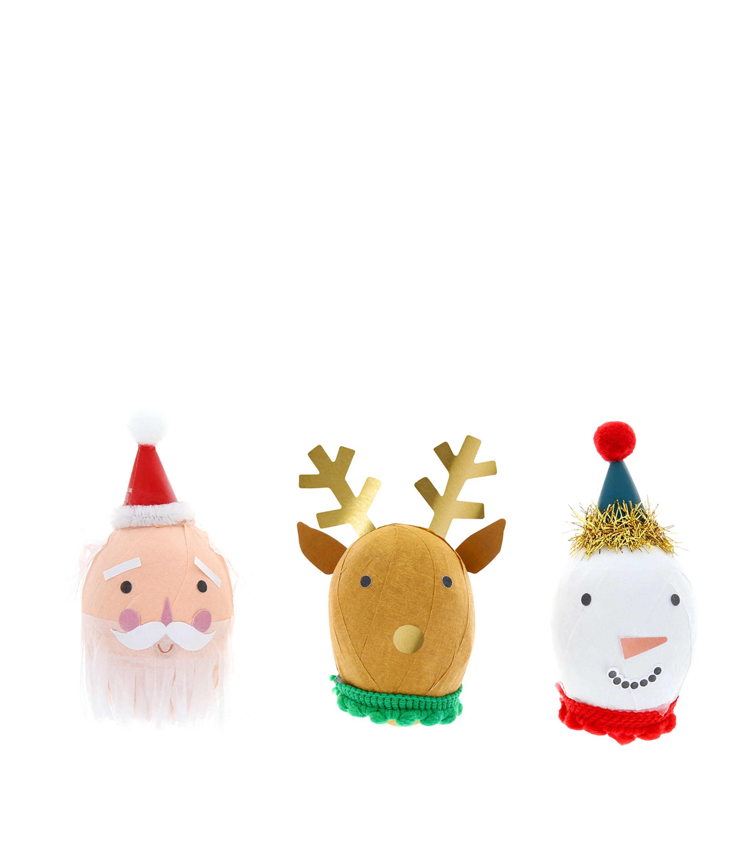 Meri Meri Set of 3 Christmas Chraracter Surprise Balls | Harrods US