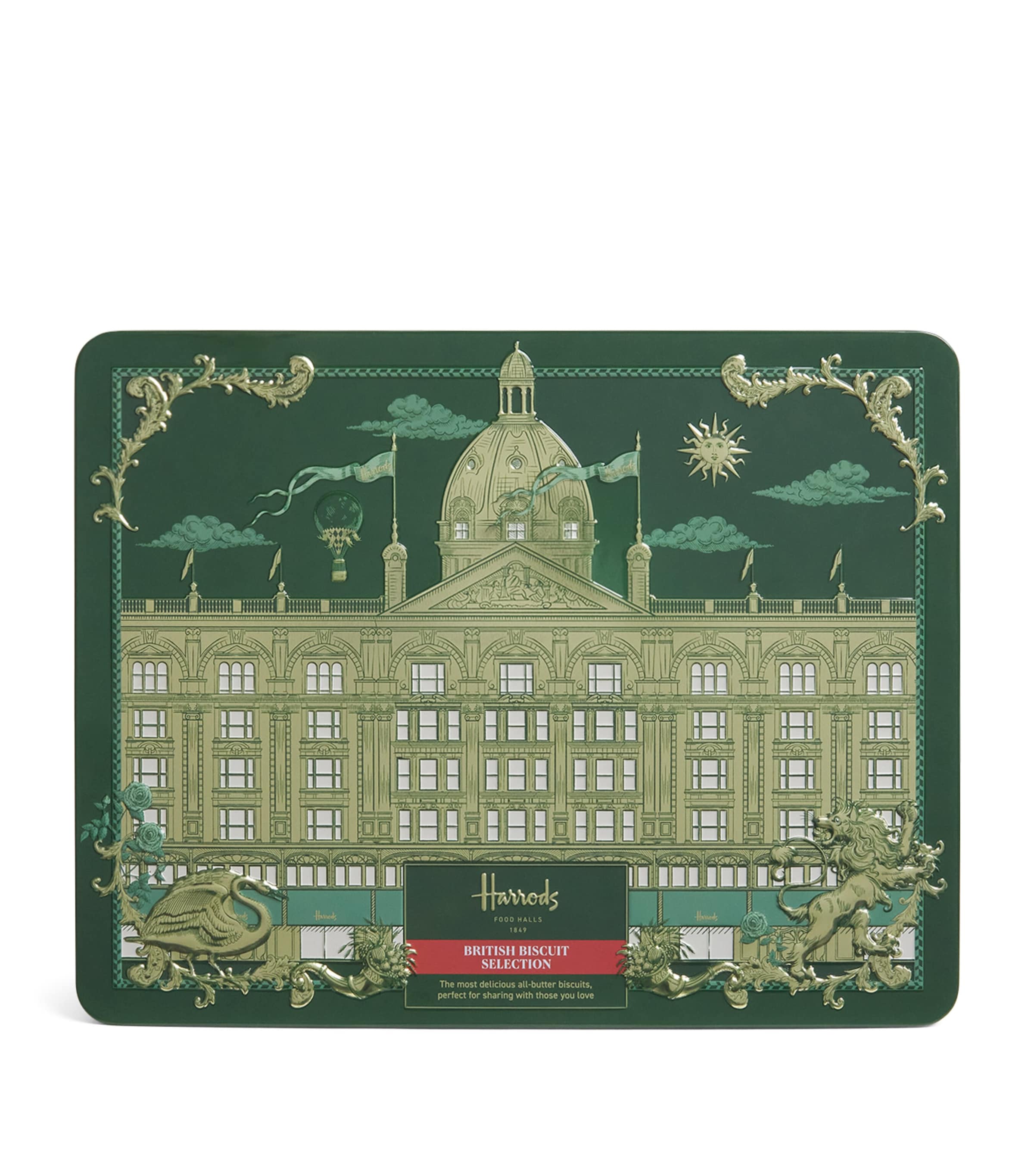 Harrods British Biscuit Selection Tin (550g) | Harrods UK