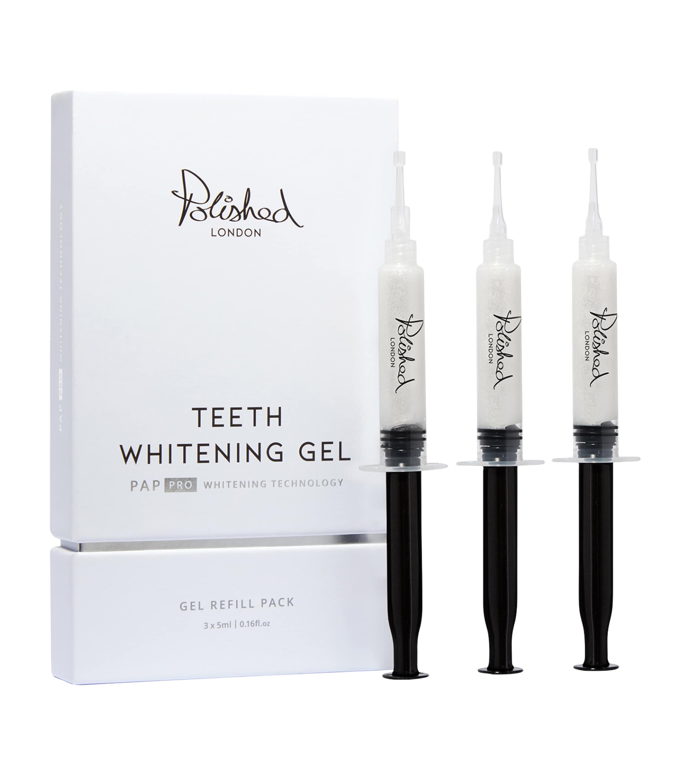 Polished London Teeth Whitening Gel Refill Set (3 x 5ml) | Harrods PR