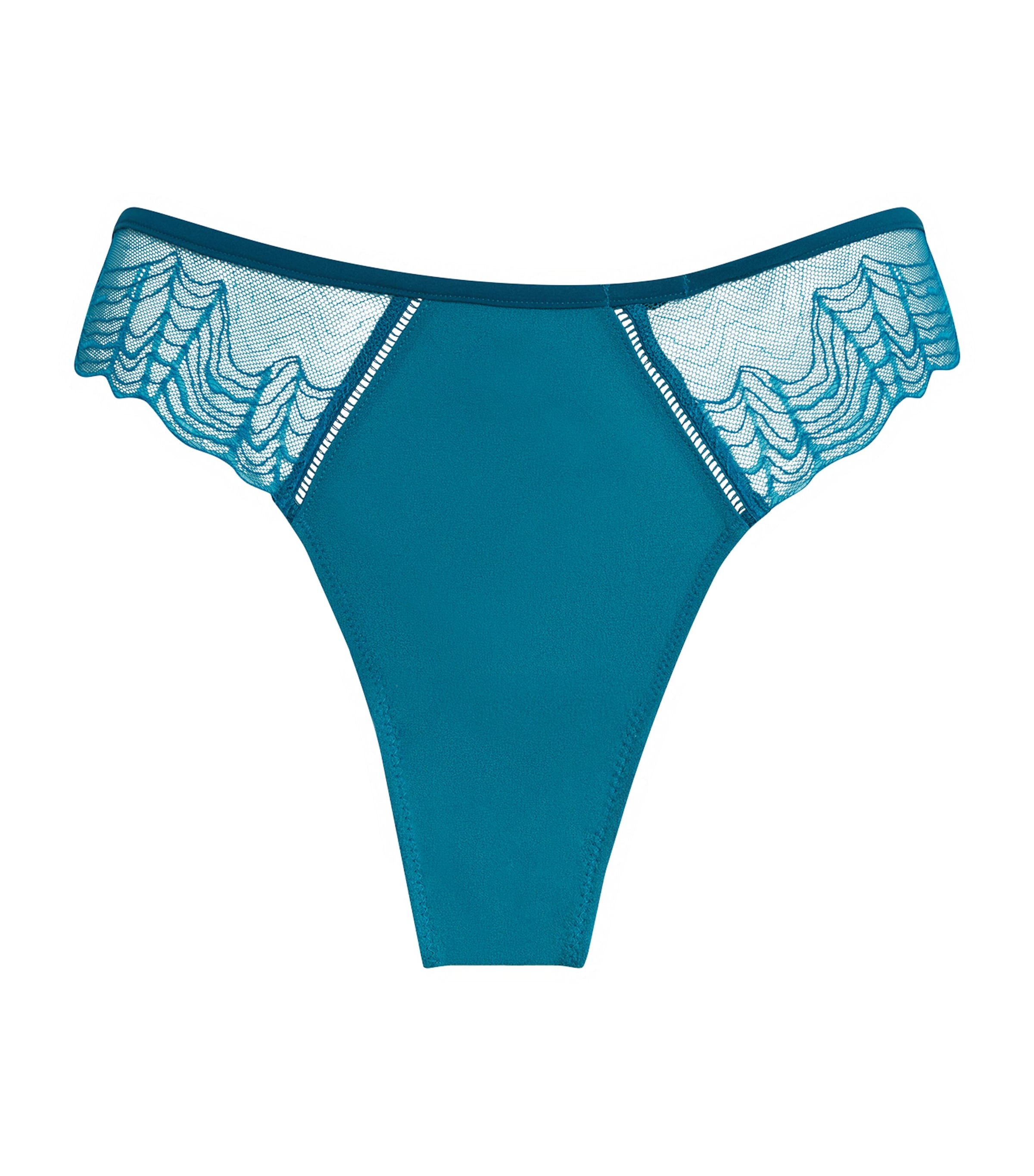Calvin Klein Blue Geo Lace Thong | Harrods US