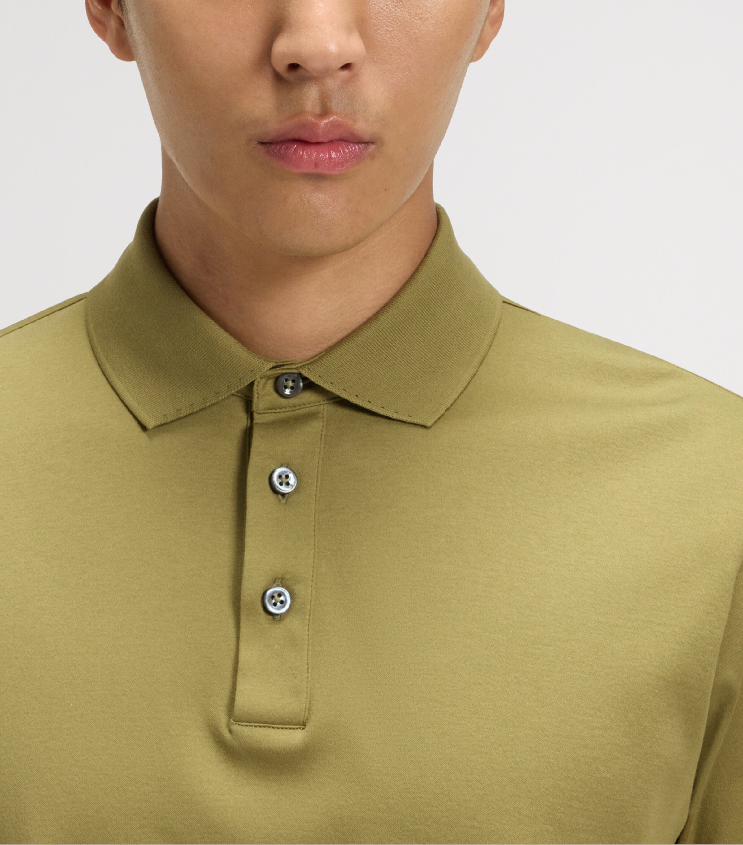 BOSS Green Mercerised Cotton Polo Shirt | Harrods HK
