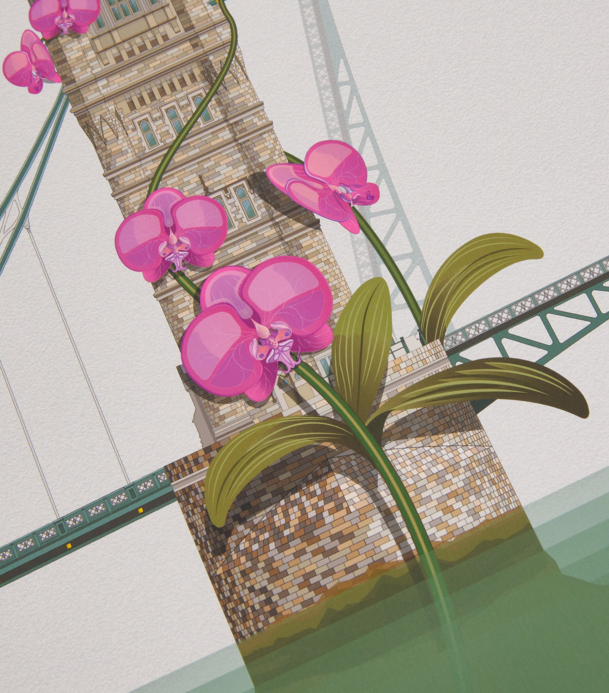 Konstantinos Chalaris Tower Bridge Print (42cm x 30cm) | Harrods UK