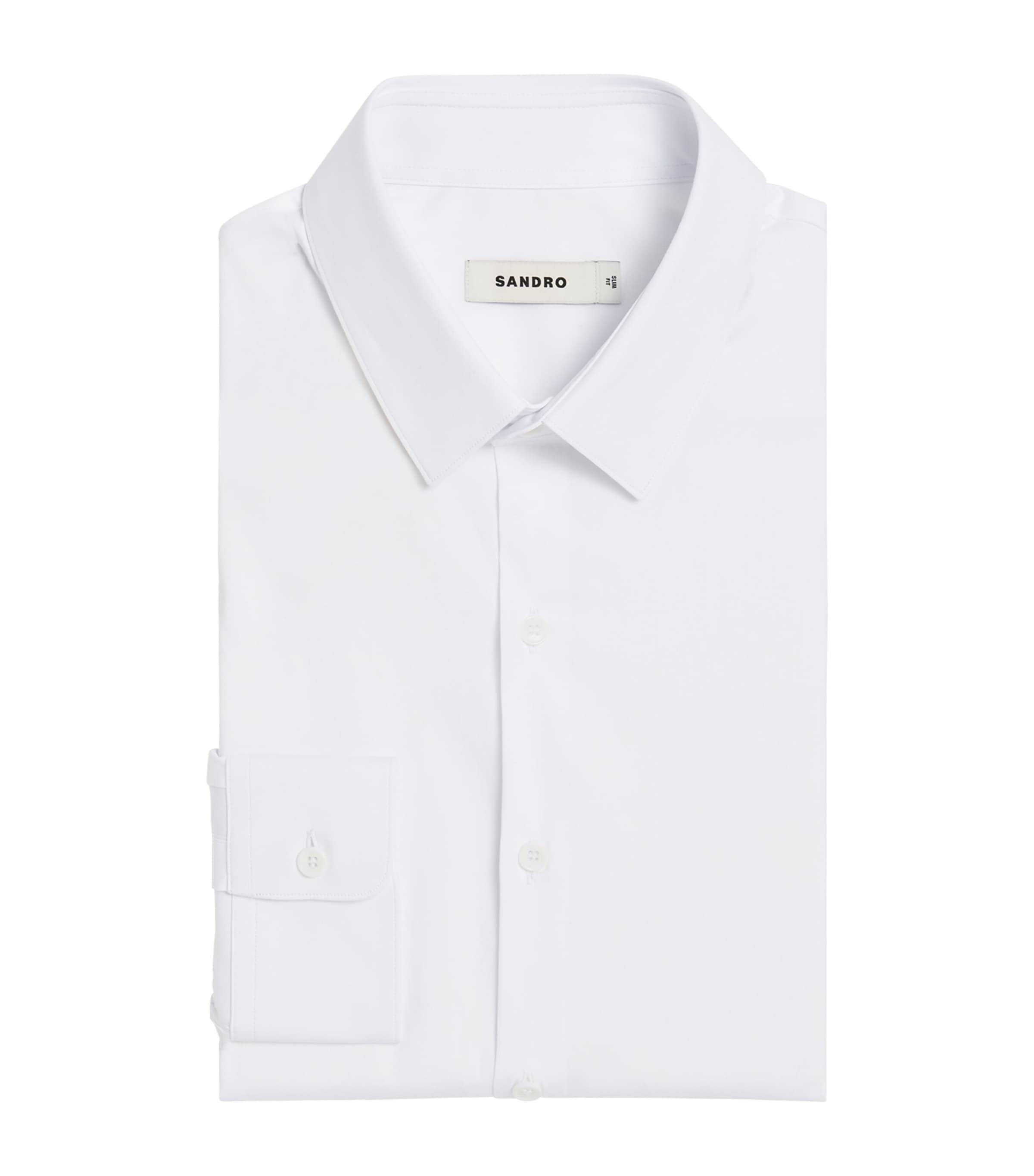 Sandro Paris Beige Cotton Oxford Shirt | Harrods HK