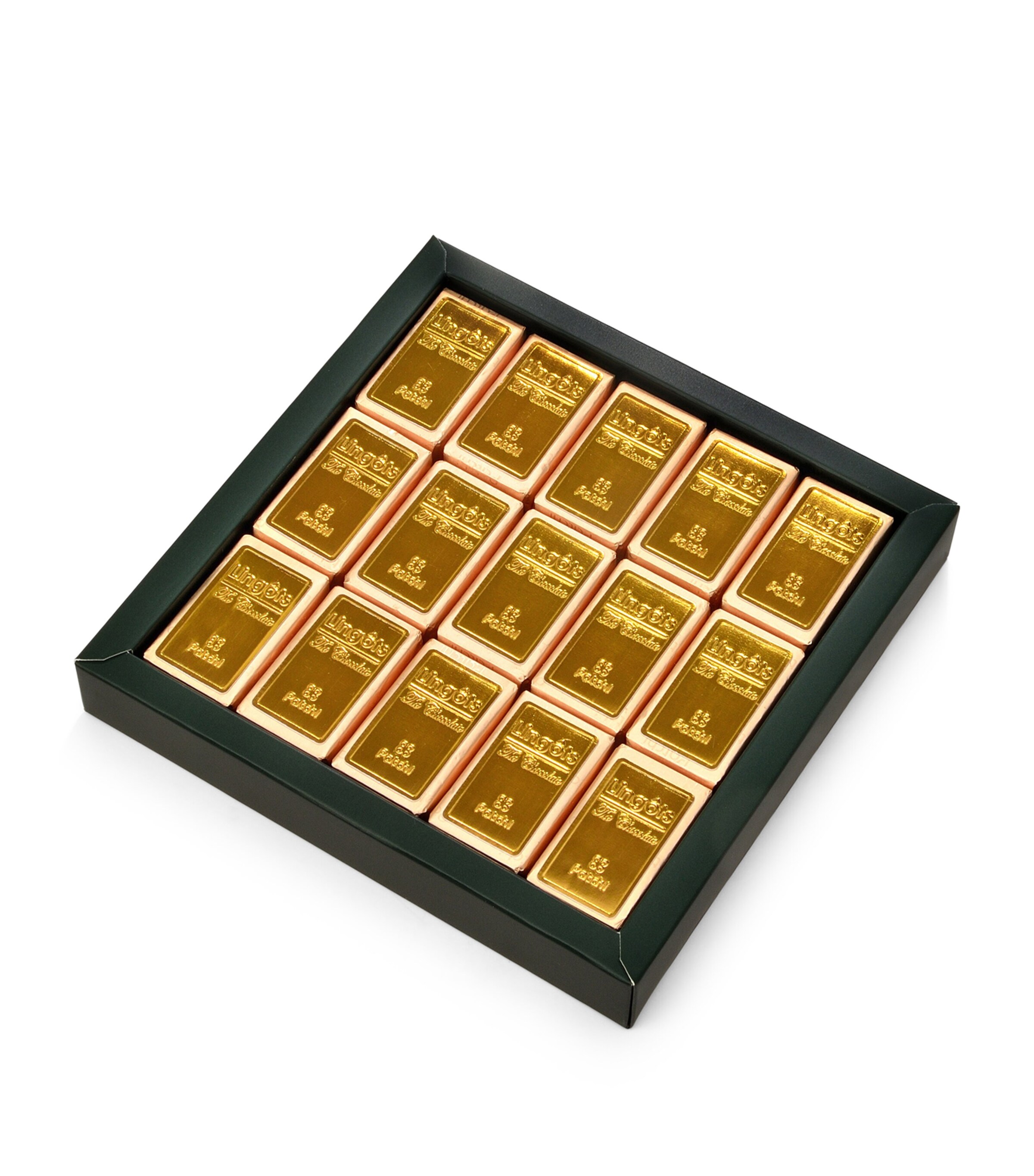 Patchi Milk Chocolate and Praline 15-Piece Les Lingôts Selection Box (250g) | Harrods UK