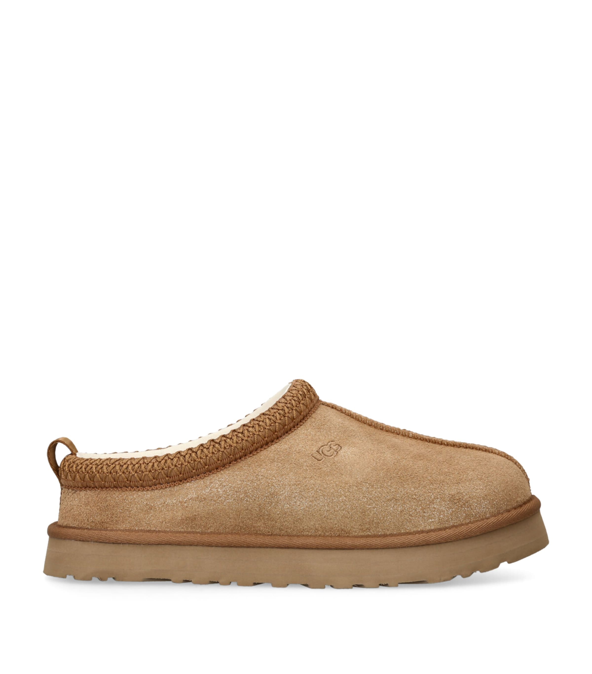UGG Kids Brown Tazz Dazzle Slippers | Harrods UK
