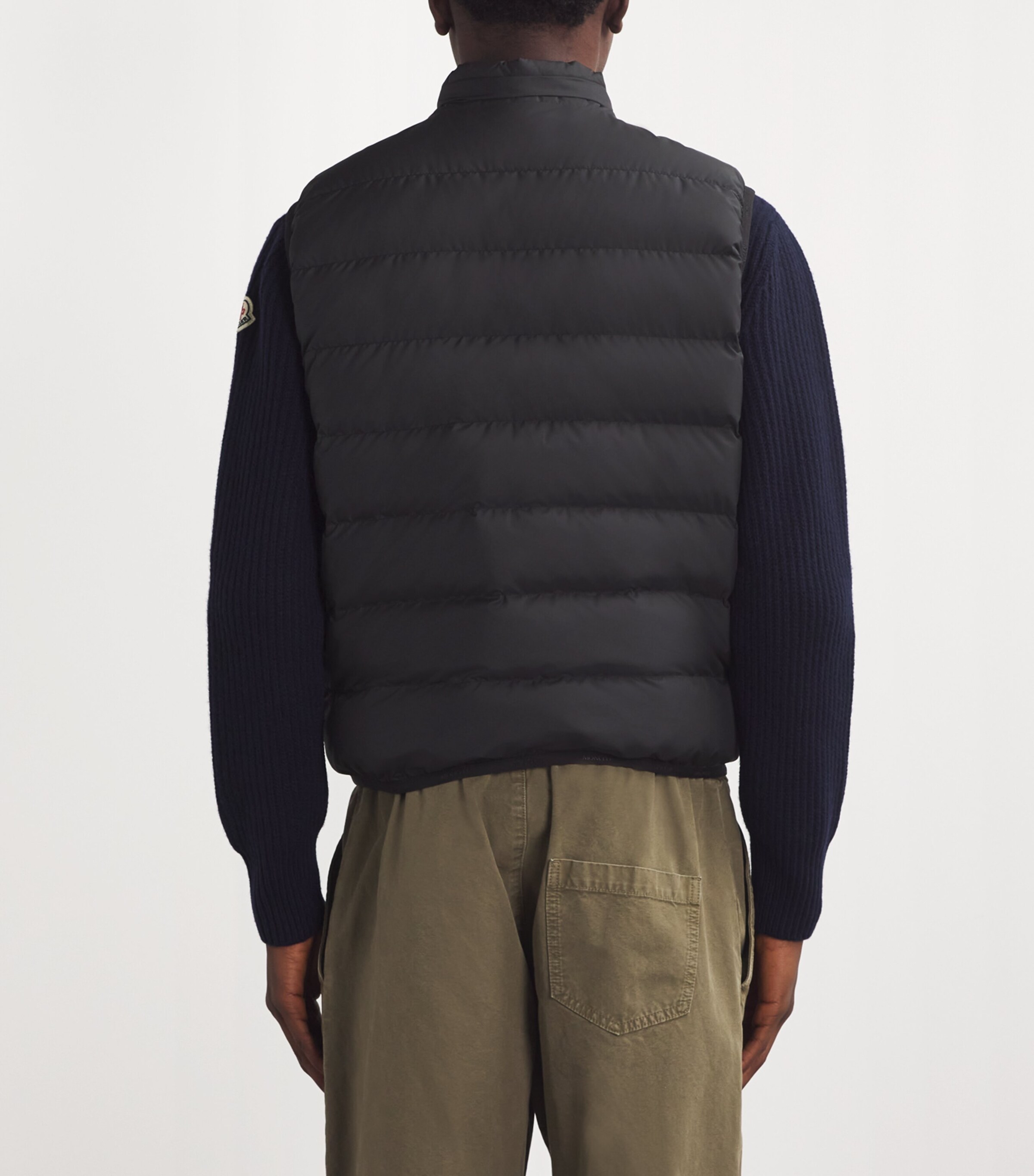 Mens moncler gilet uk store