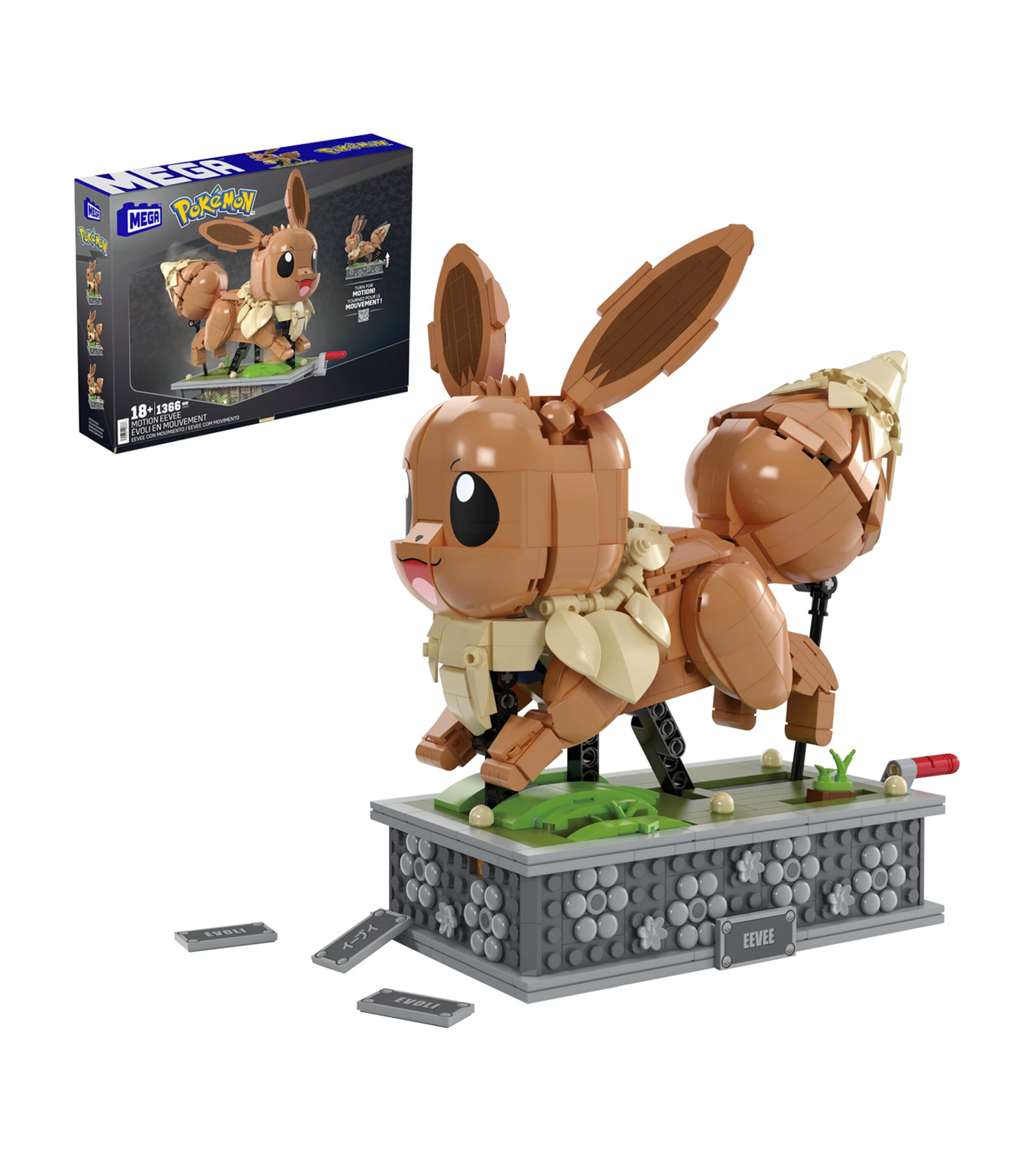 Pokemon Motion Eevee Building Toy Kit | Harrods UK