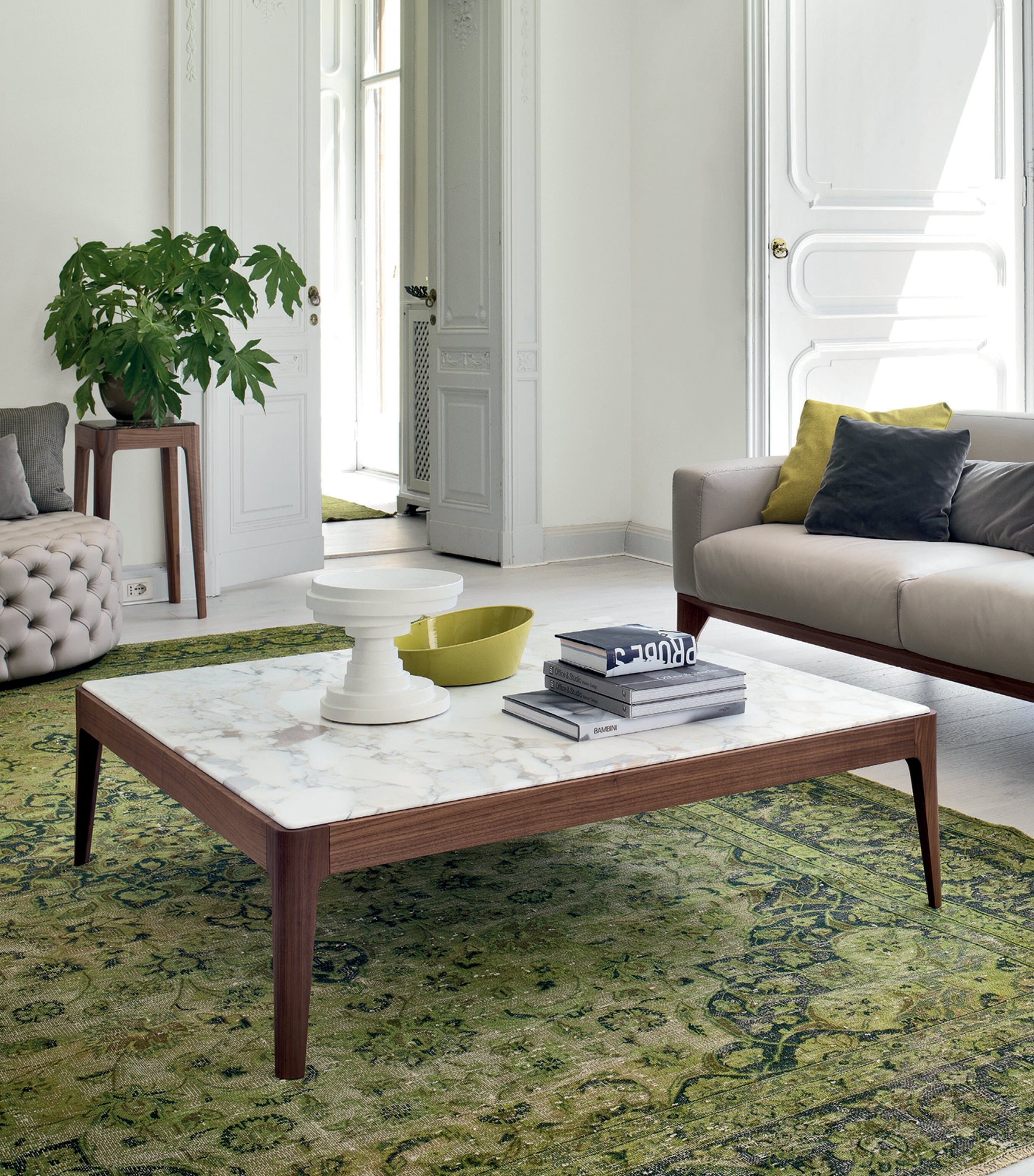 Porada Walnut Ziggy Coffee Table | Harrods US
