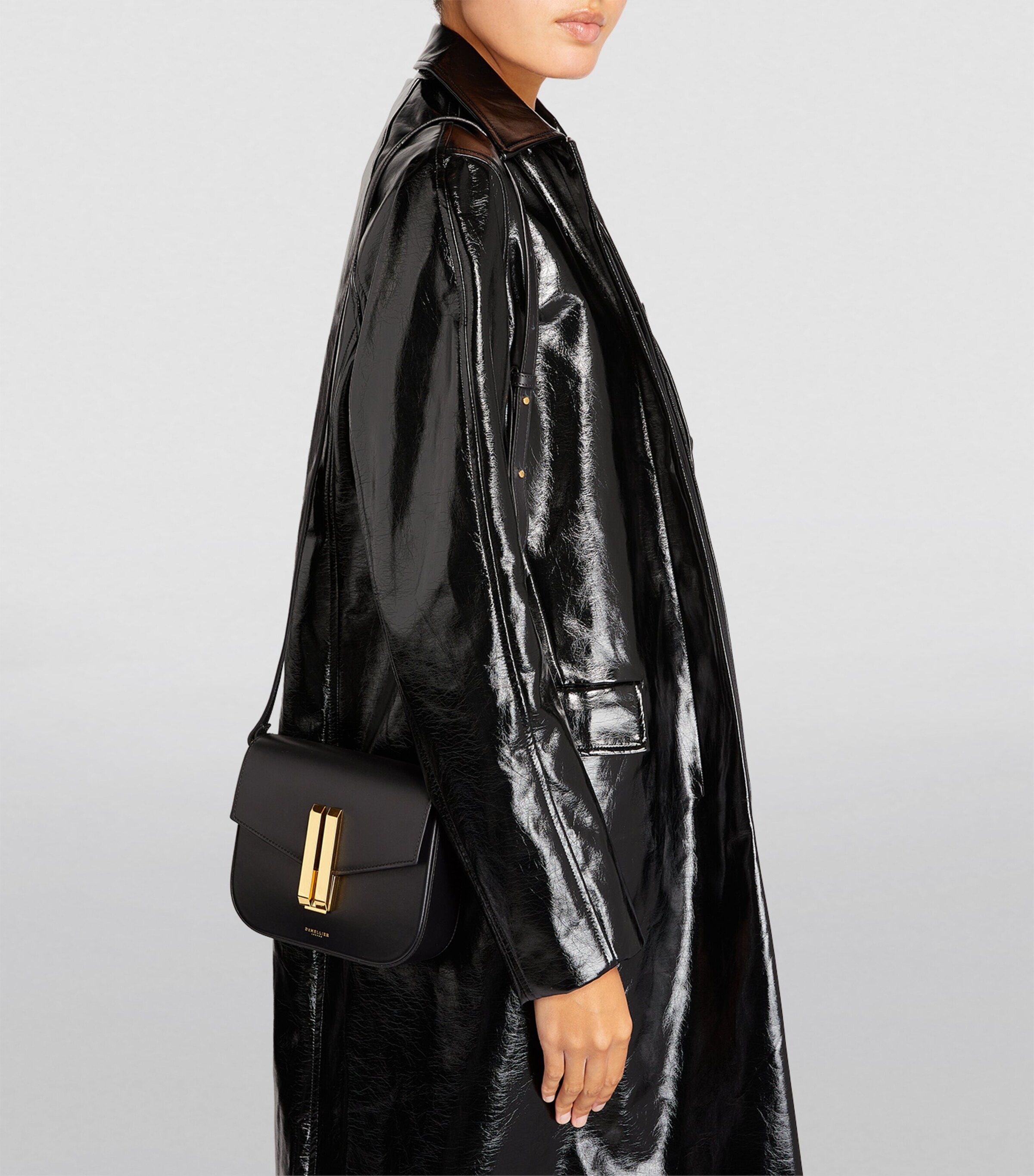 Demellier Small Leather Vancouver Cross-Body Bag | Harrods US