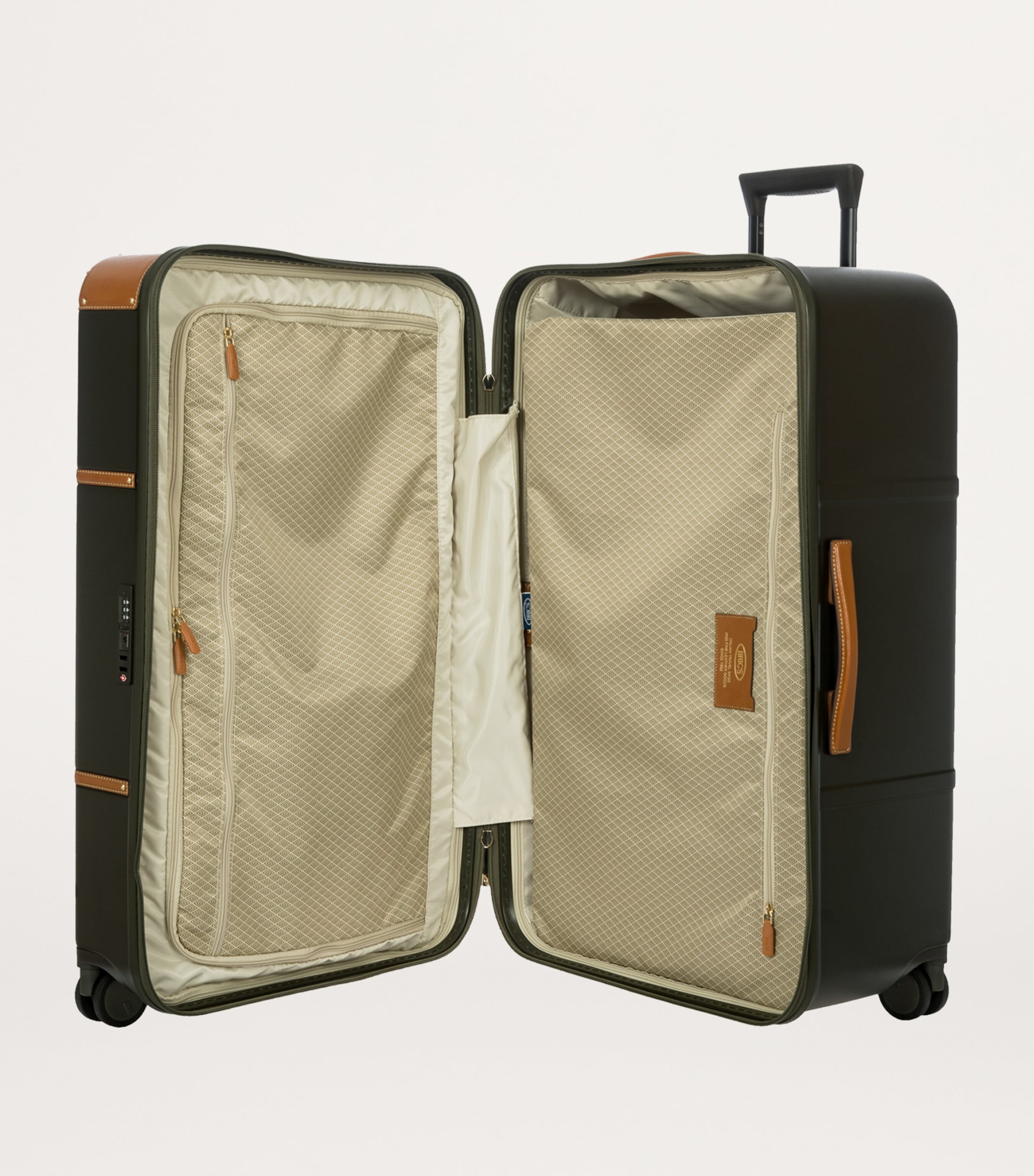 Bric's Green Bellagio 3 Wheeled Trunk (80cm) | Harrods HK